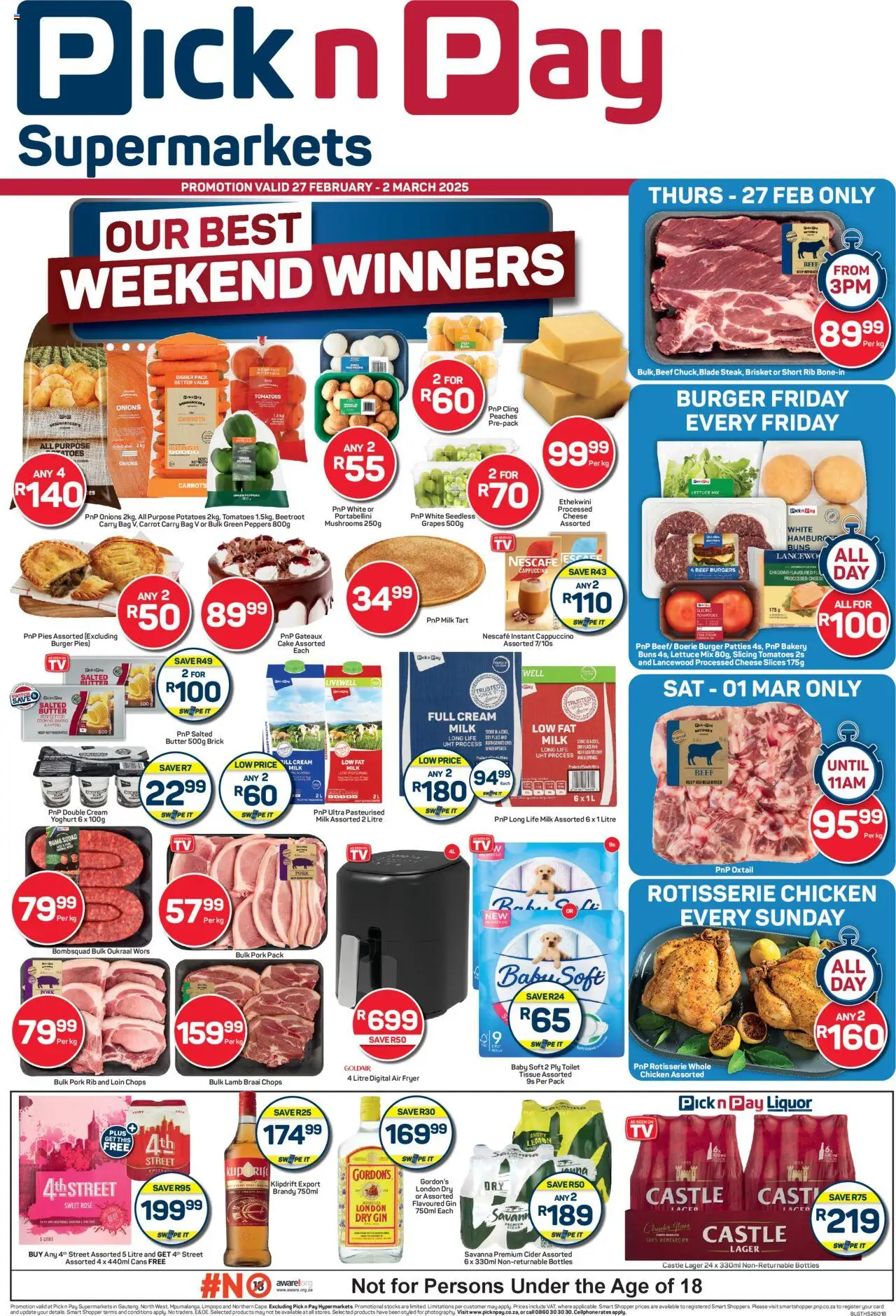 Pick n Pay Gauteng - Weekend Specials (27/02/2025 - 02/03/2025) Online