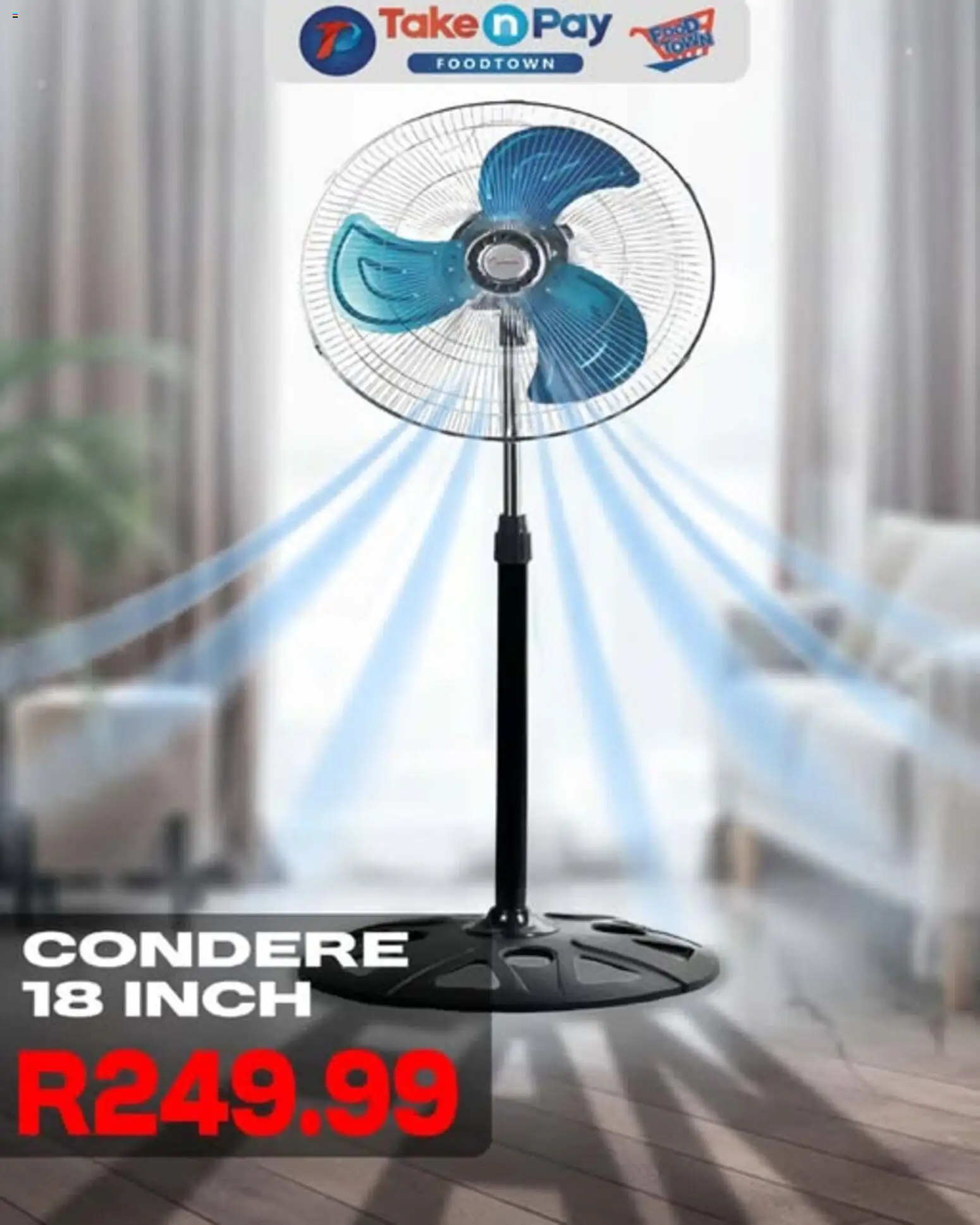Take n Pay Condere 18” Stand Fan (from Wednesday 14/01/2026) Online