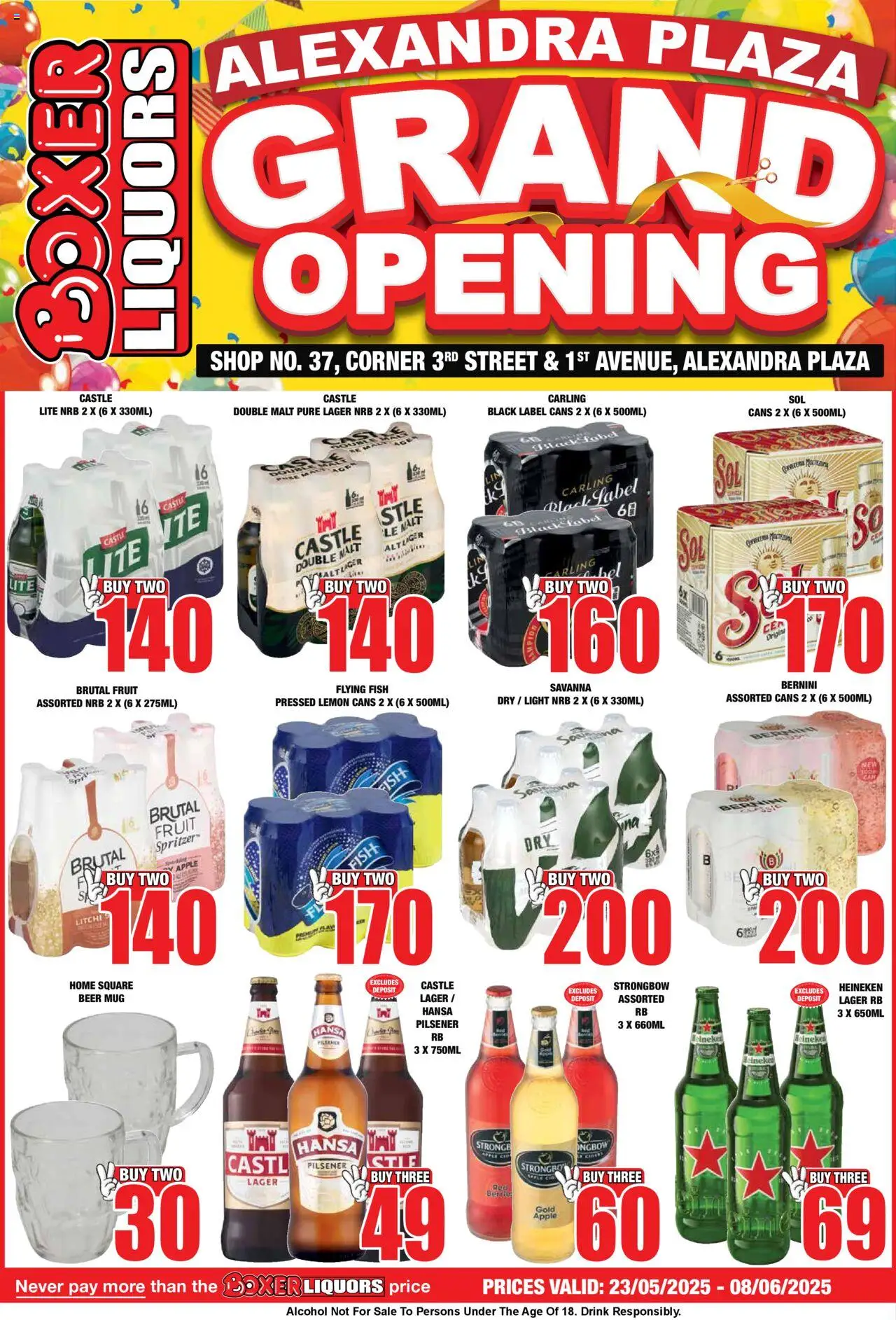 Boxer - Gauteng - Alexandra Liquor Grand Opening (23/05/2025 - 08/06 ...