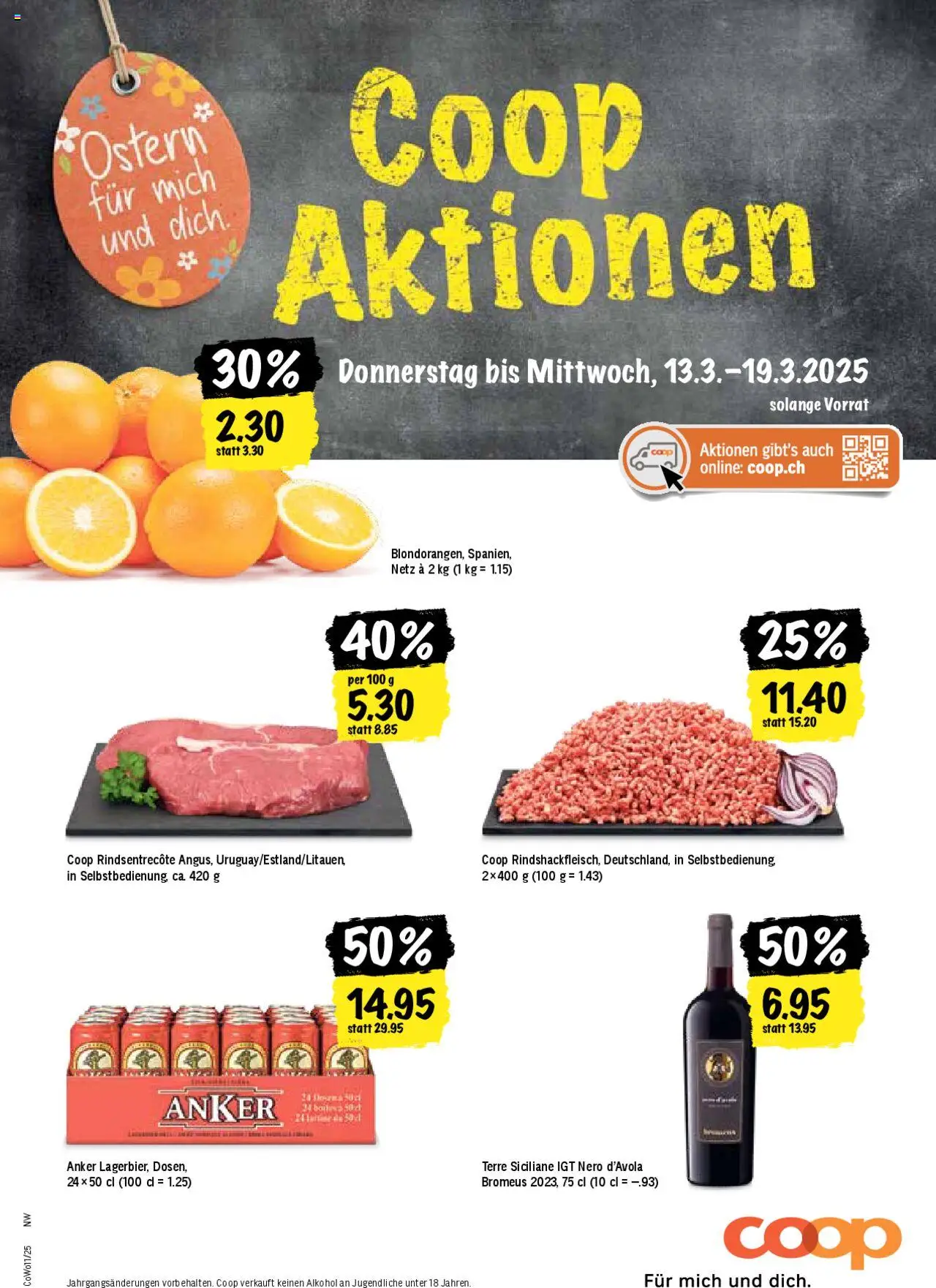 COOP AKTIONEN【ab dienstag 18.03.2025】Folgewoche | Prospekt