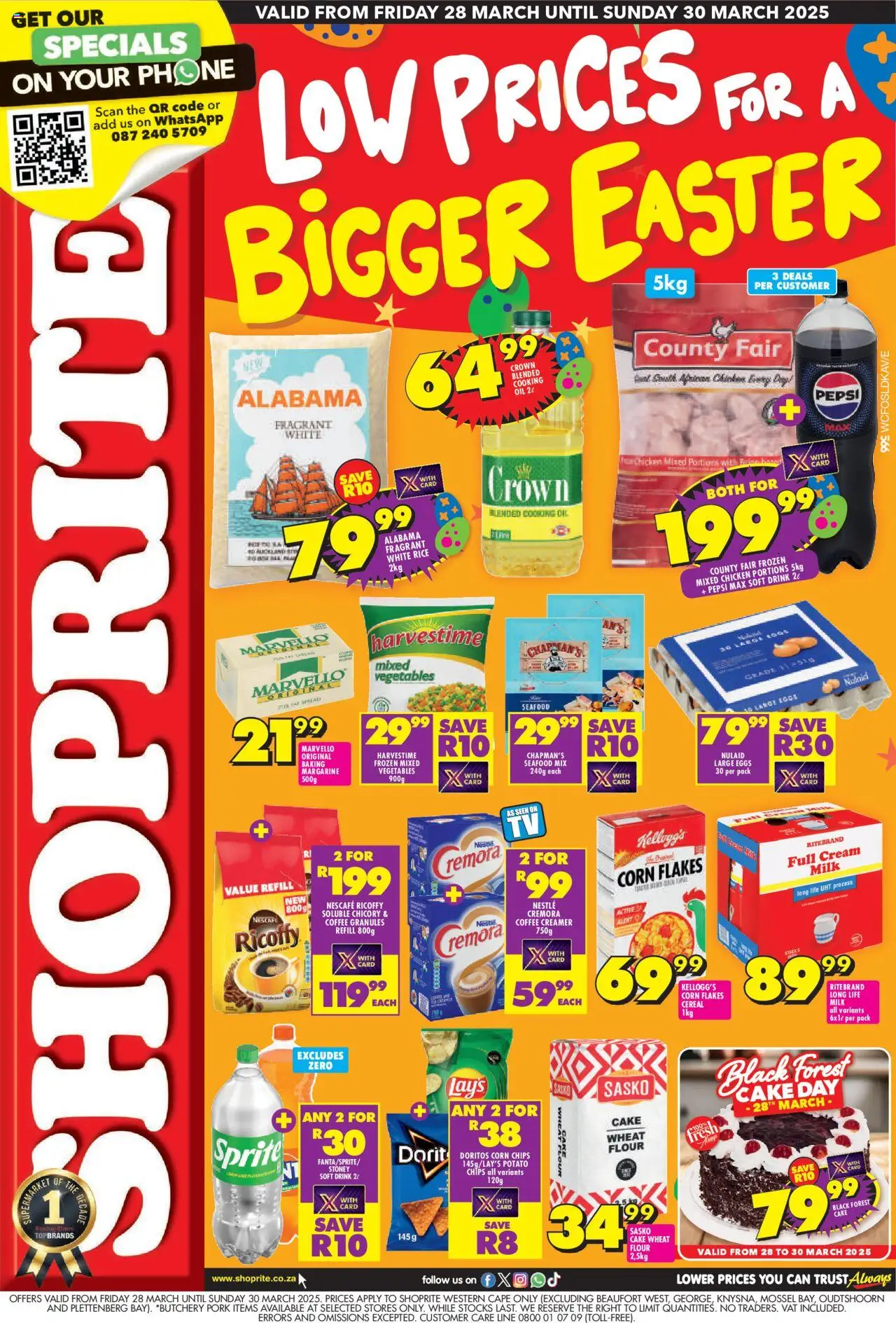 Shoprite Western Cape - Easter Deals Low Prices (28/03/2025 - 30/03 ...