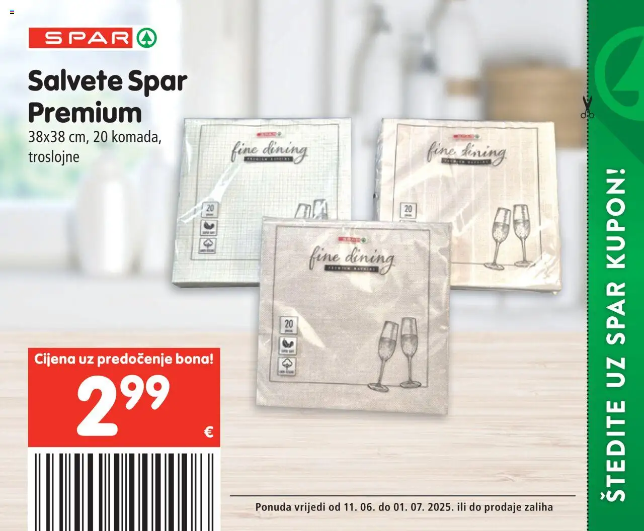 Posebne pogodnosti Spar novi od 11.06.2025 > prelistaj akcije