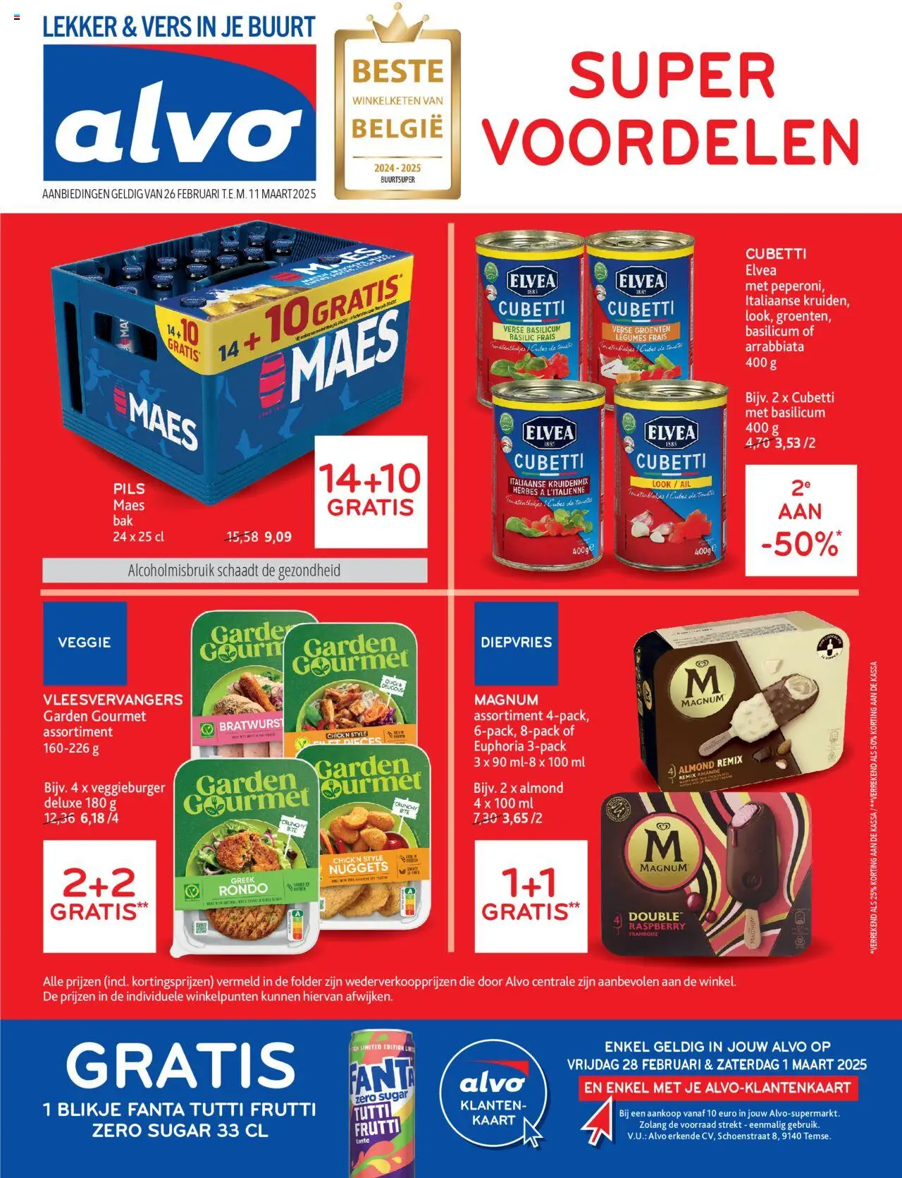 Nieuwe FOLDER ALVO 26/02/2025 | Folder deze week