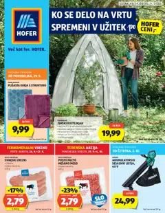 Hofer katalog od 02.10.2025 | Letak Slovenija + vikend akcija