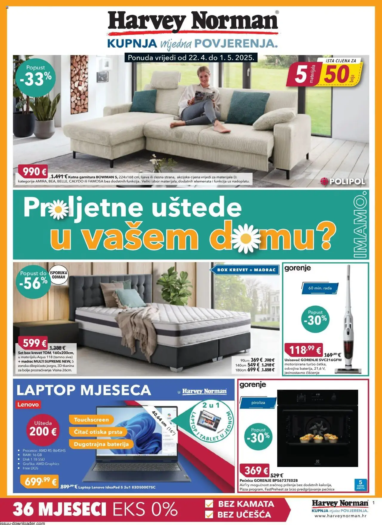 Katalog Harvey Norman novi od 22.04.2025 > prelistaj akcije