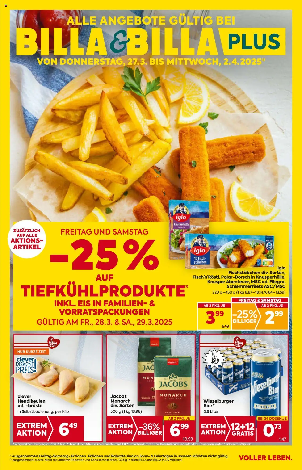 Billa Flugblatt - Wien ab 27.03.2025 ️ Angebote, Prospekt