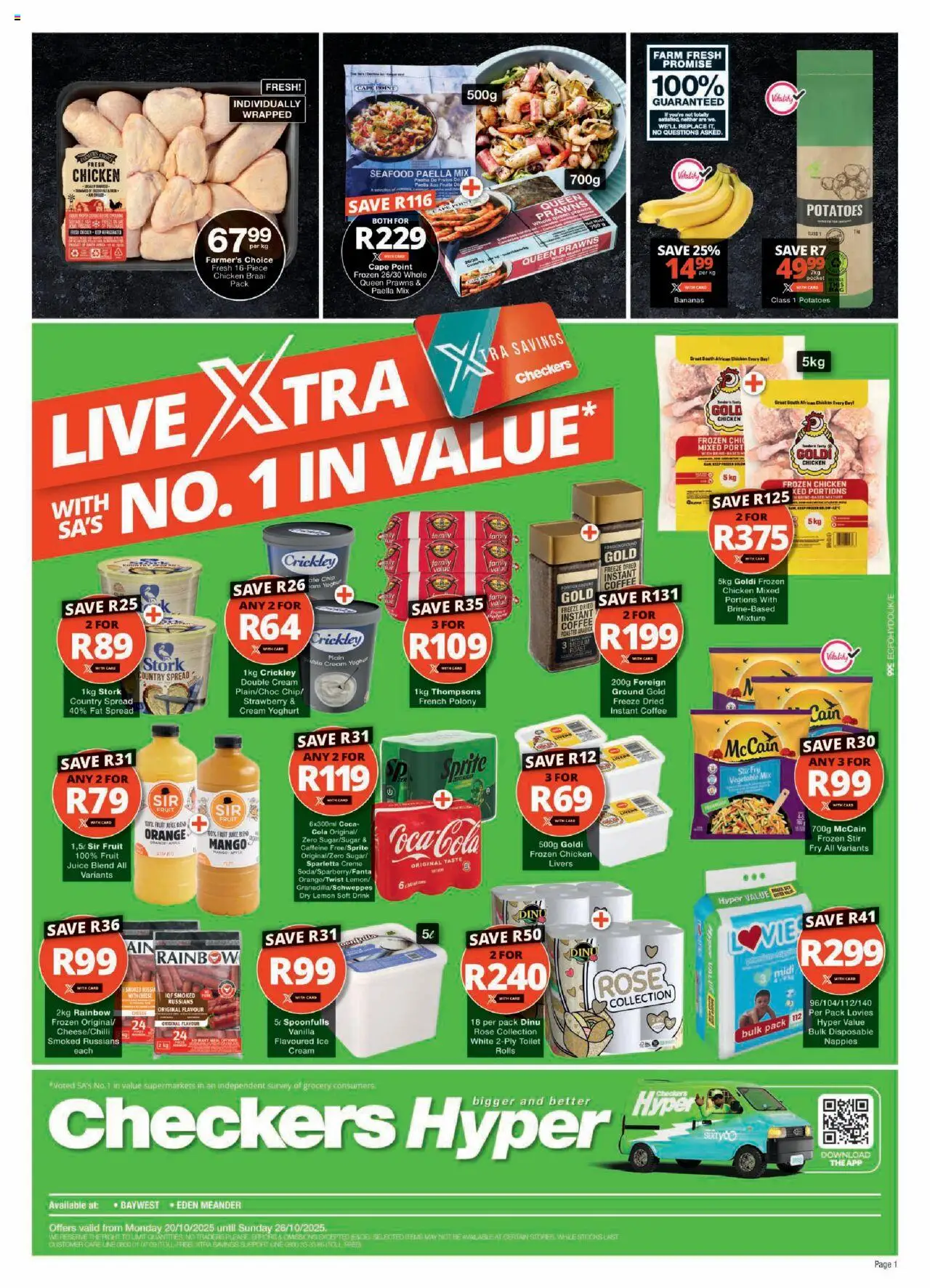 Checkers - Eastern Cape - Hyper October Month-End Promotion (20/10/2025 ...