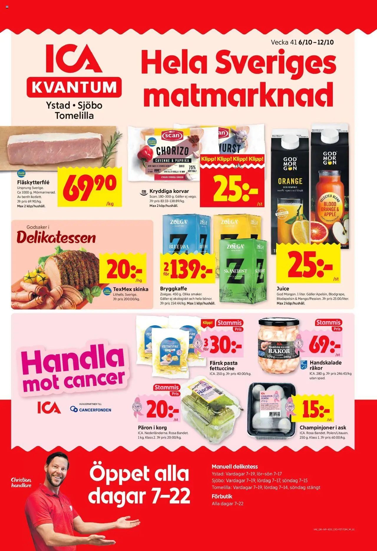 ICA Kvantum - Ystad från 06/10/2025 > reklamblad