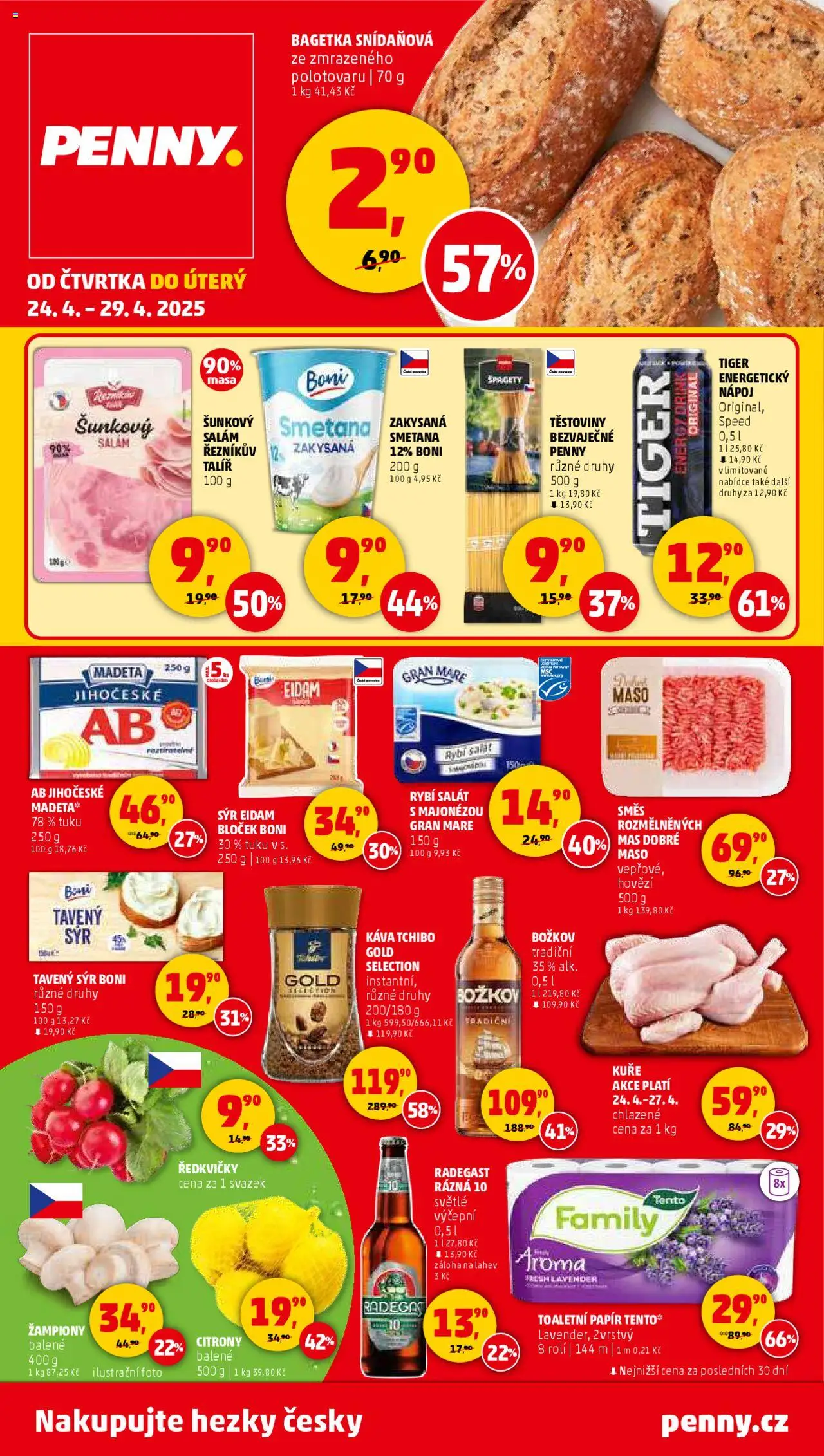 Penny akční letáky 24.04.2025 - Čtvrtečník