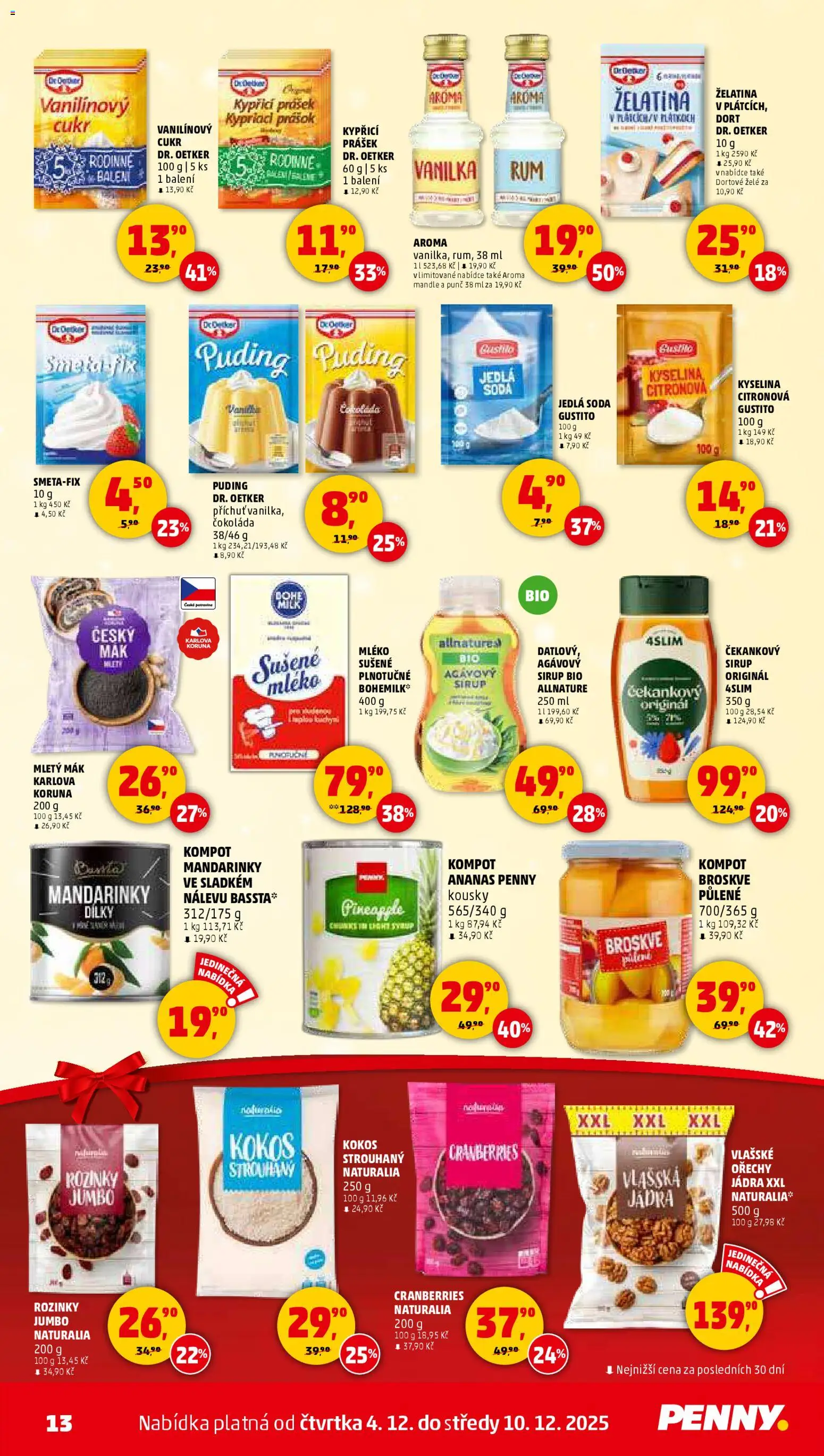 PENNY leták od 04.12.2025 || Akční leták od čtvrtka