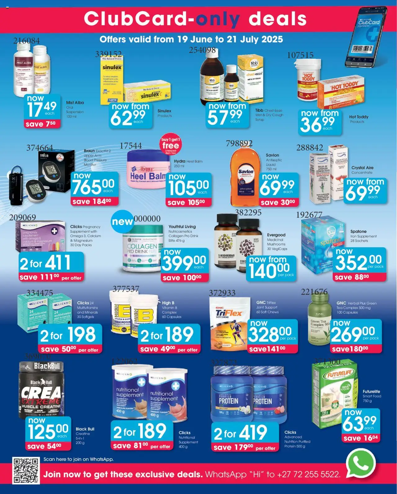 Clicks Specials (19/06/2025 - 07/07/2025) Online