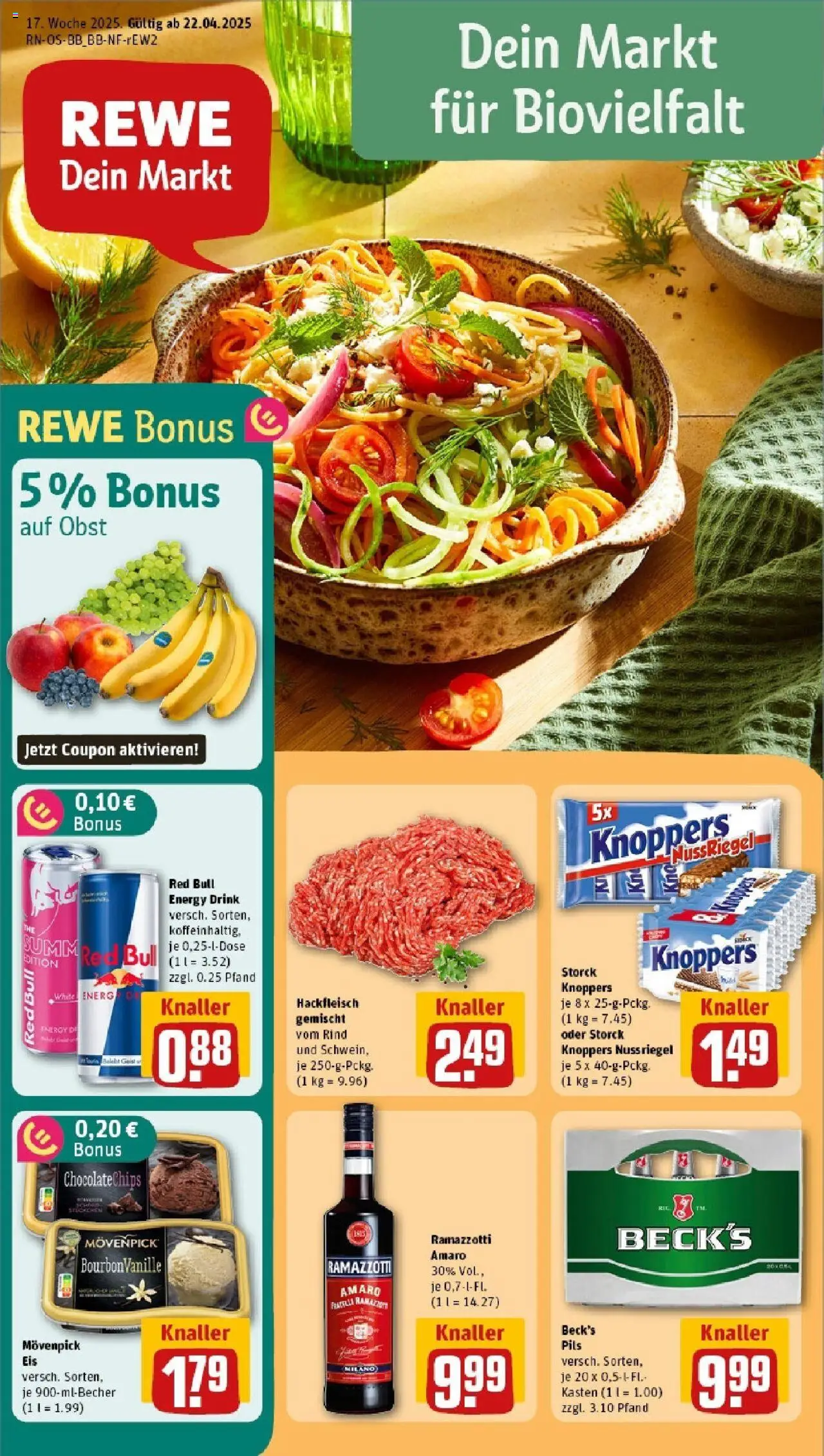 Rewe - Rewe: Wochenangebote (ab 20.04.2025) zum Blättern » Angebote