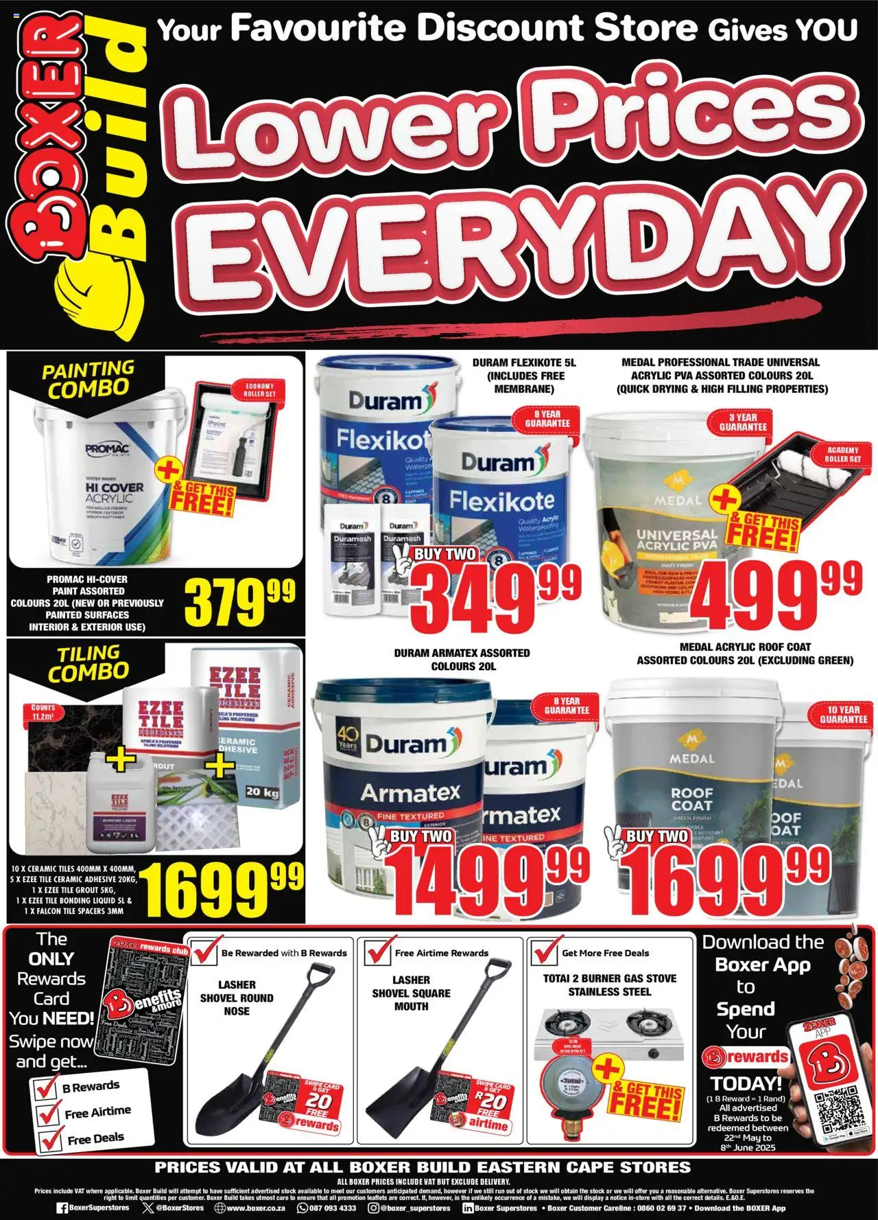 Gas stove price at Boxer