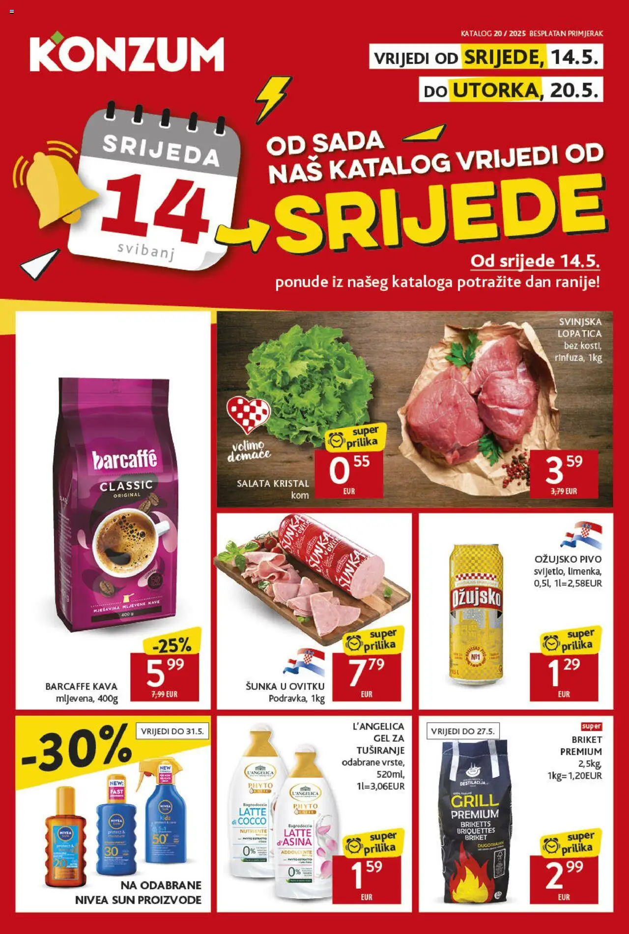 Konzum katalog od 15.05.2025 >> Nova tjedna akcija i letak