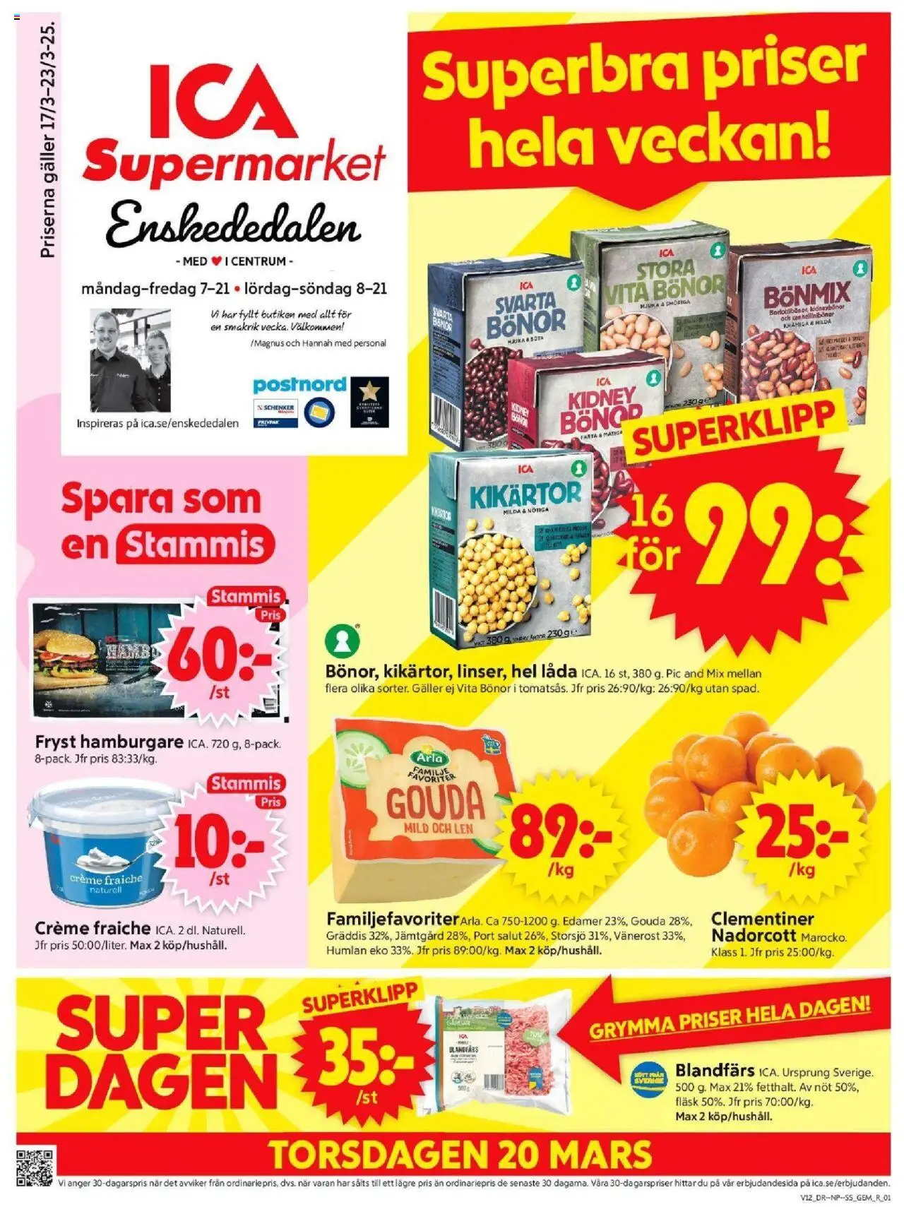 ICA Supermarket - Stockholm från 17/03/2025 > reklamblad