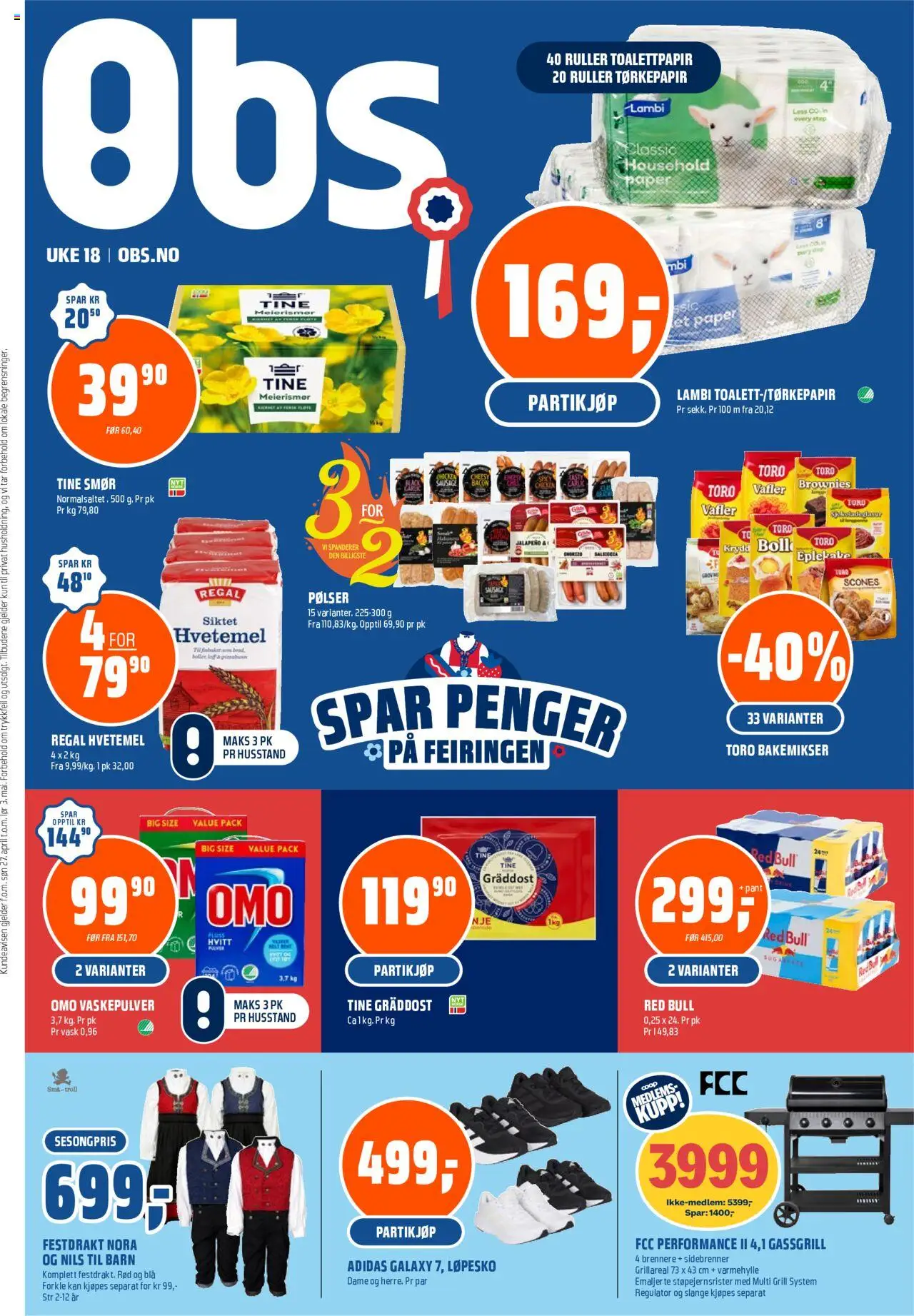 Coop Obs kundeavis (27/04/2025 - 03/05/2025) - Kundeavis og tilbud