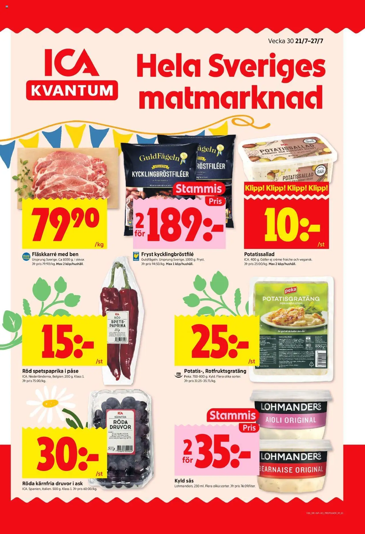 ICA Kvantum - Höganäs från 21/07/2025 > reklamblad