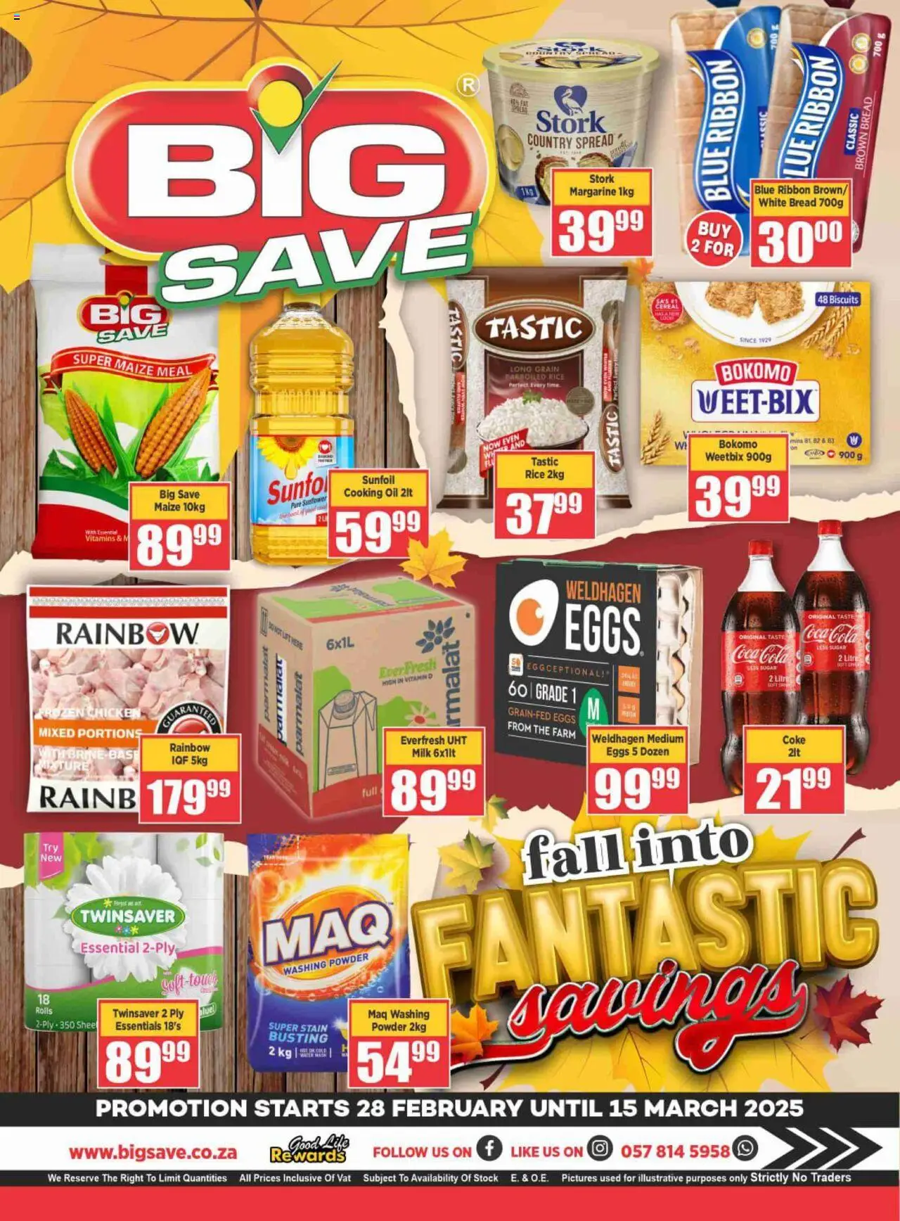 Big Save Specials (28/02/2025 - 15/03/2025) Online