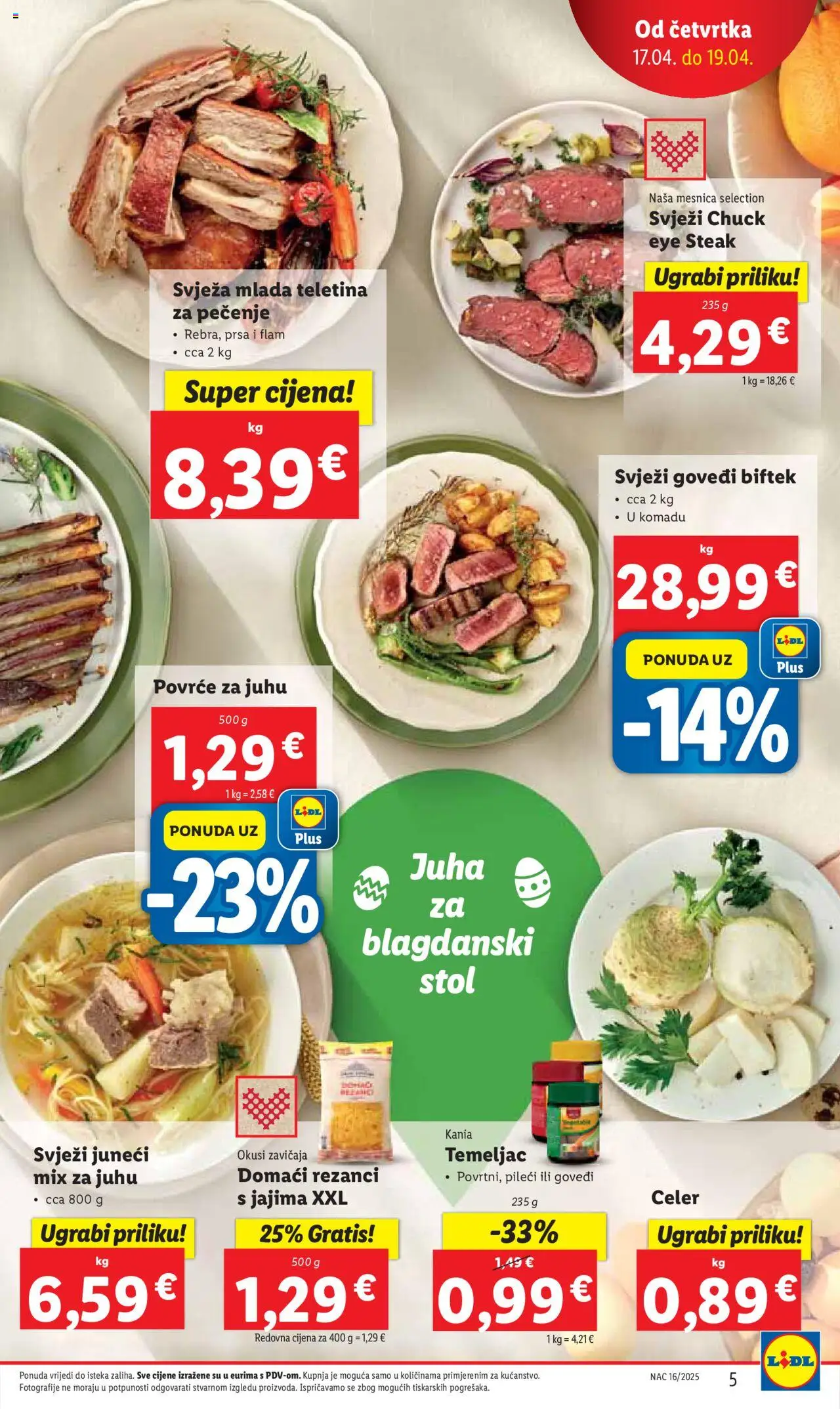 Lidl Rezanci akcija - na popustu ovaj tjedan🛍️