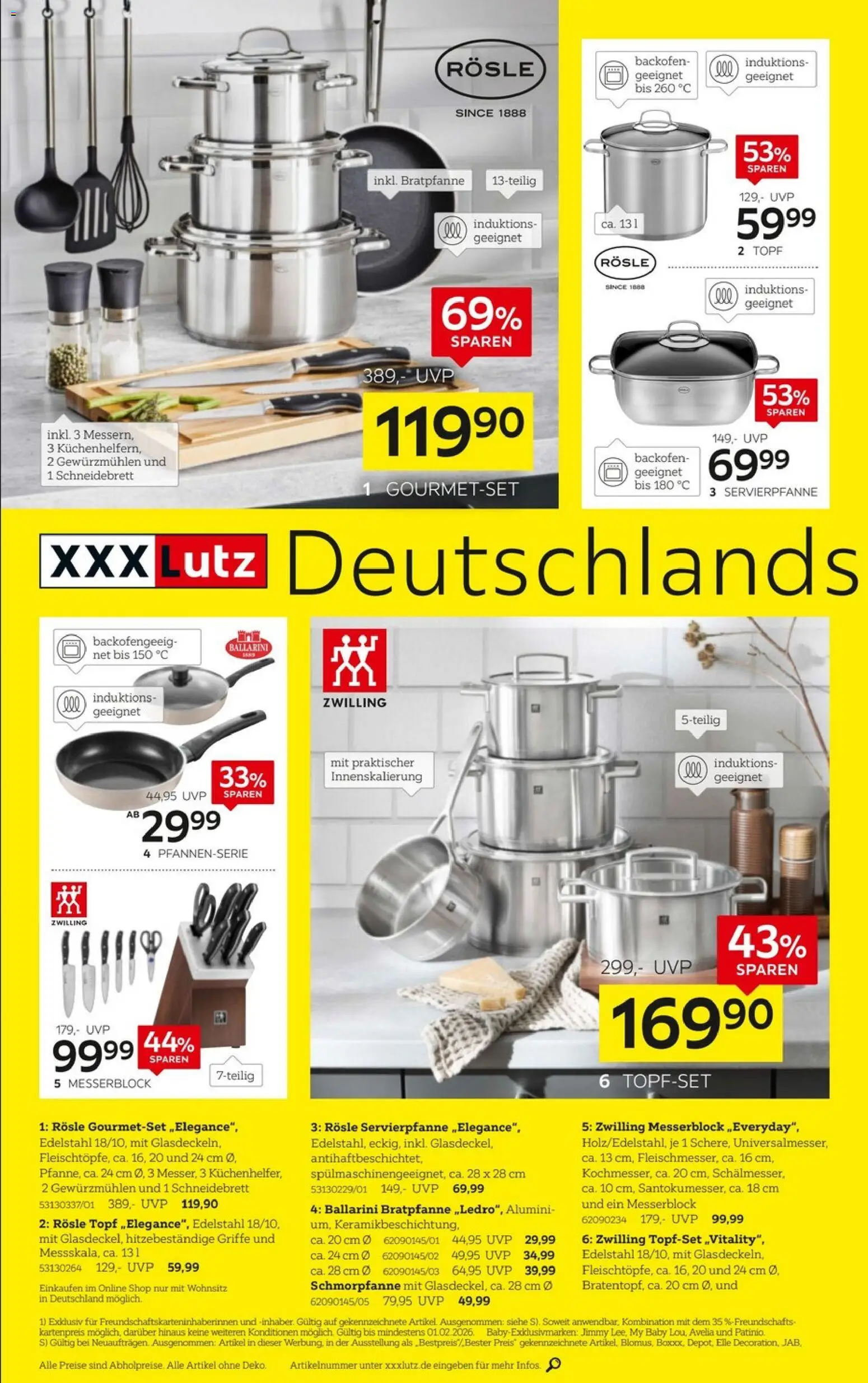 XXXL Lutz Deutschlands größter WSV (ab 18.01.2026) zum Blättern