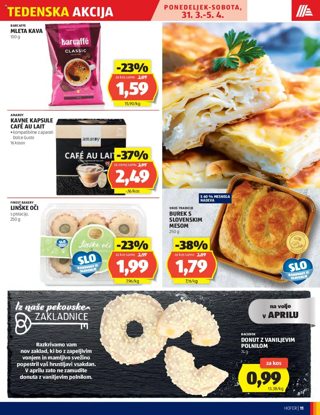 Kavne kapsule Hofer Razprodaje, ponudbe in cene