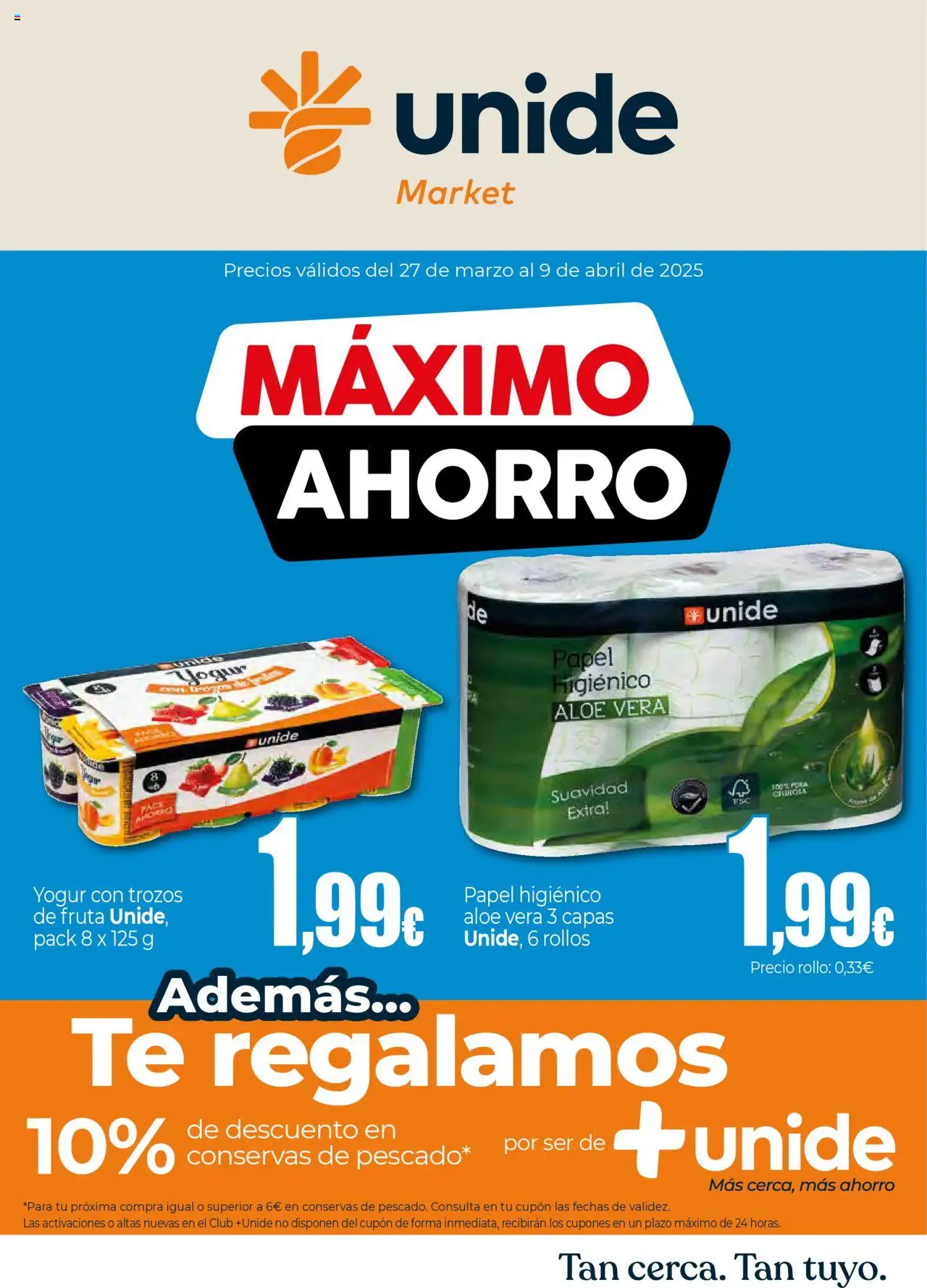 Ofertas UNIDE Supermercado 27/03/2025 | Folleto + Catálogo