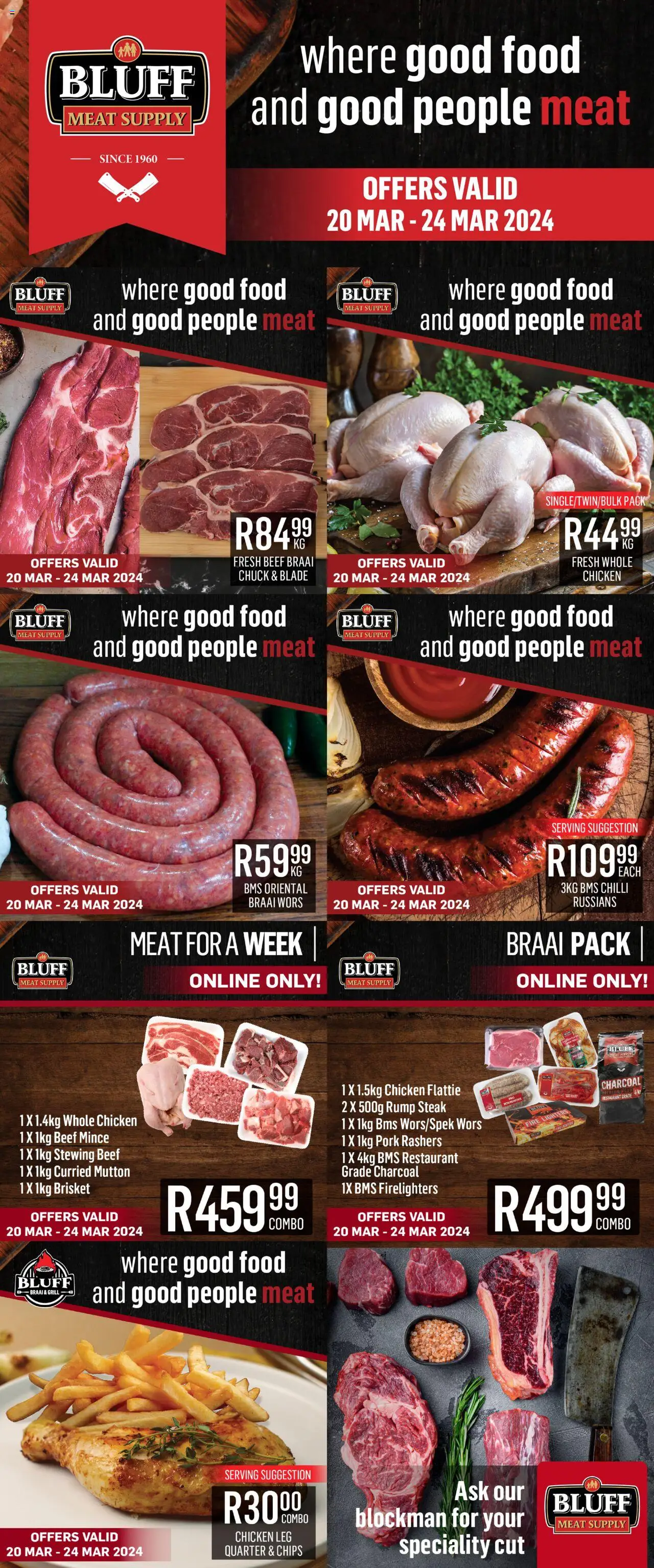 Bluff Meat Supply - Weekly Specials (20/03/2024 - 24/03/2024) Online