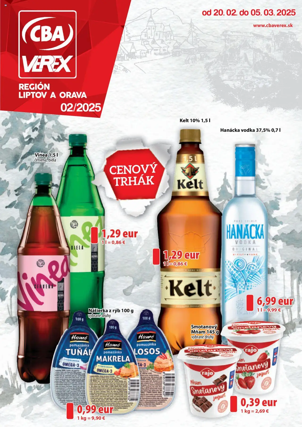 Nový CBA VEREX leták » 20.02.2025 » online katalóg