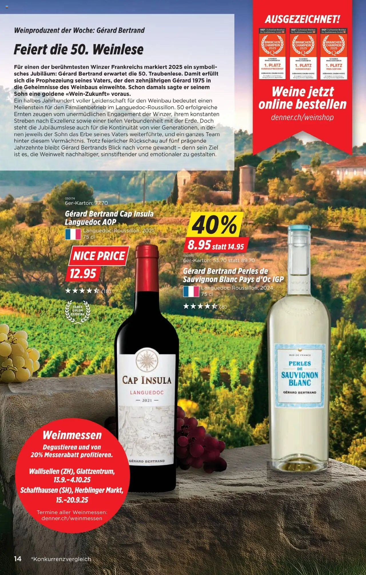 Denner Aktionen | Angebote (16.09.2025 - 22.09.2025)