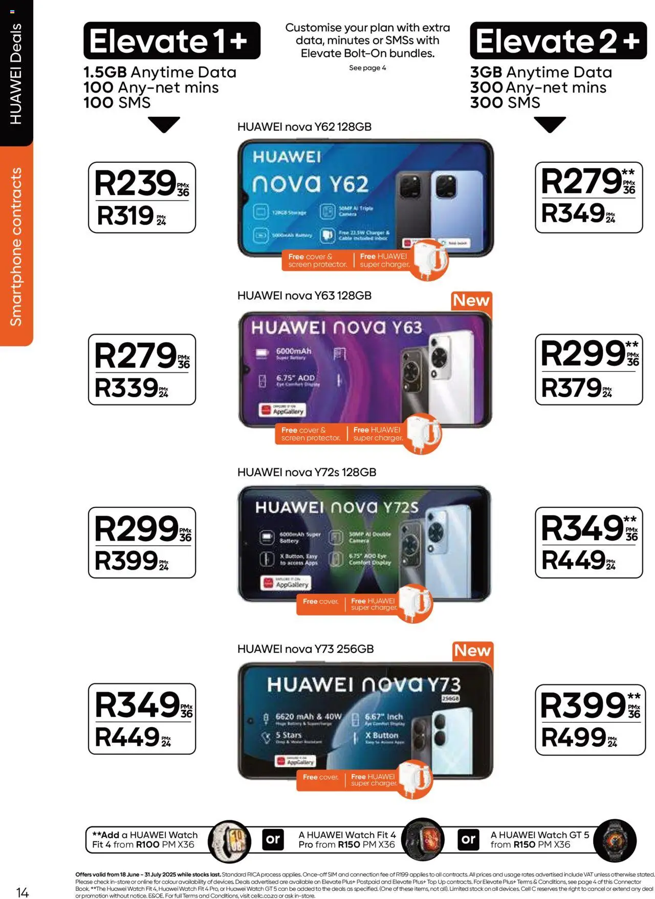 Cell C - Contract Deals (18/06/2025 - 31/07/2025) Online