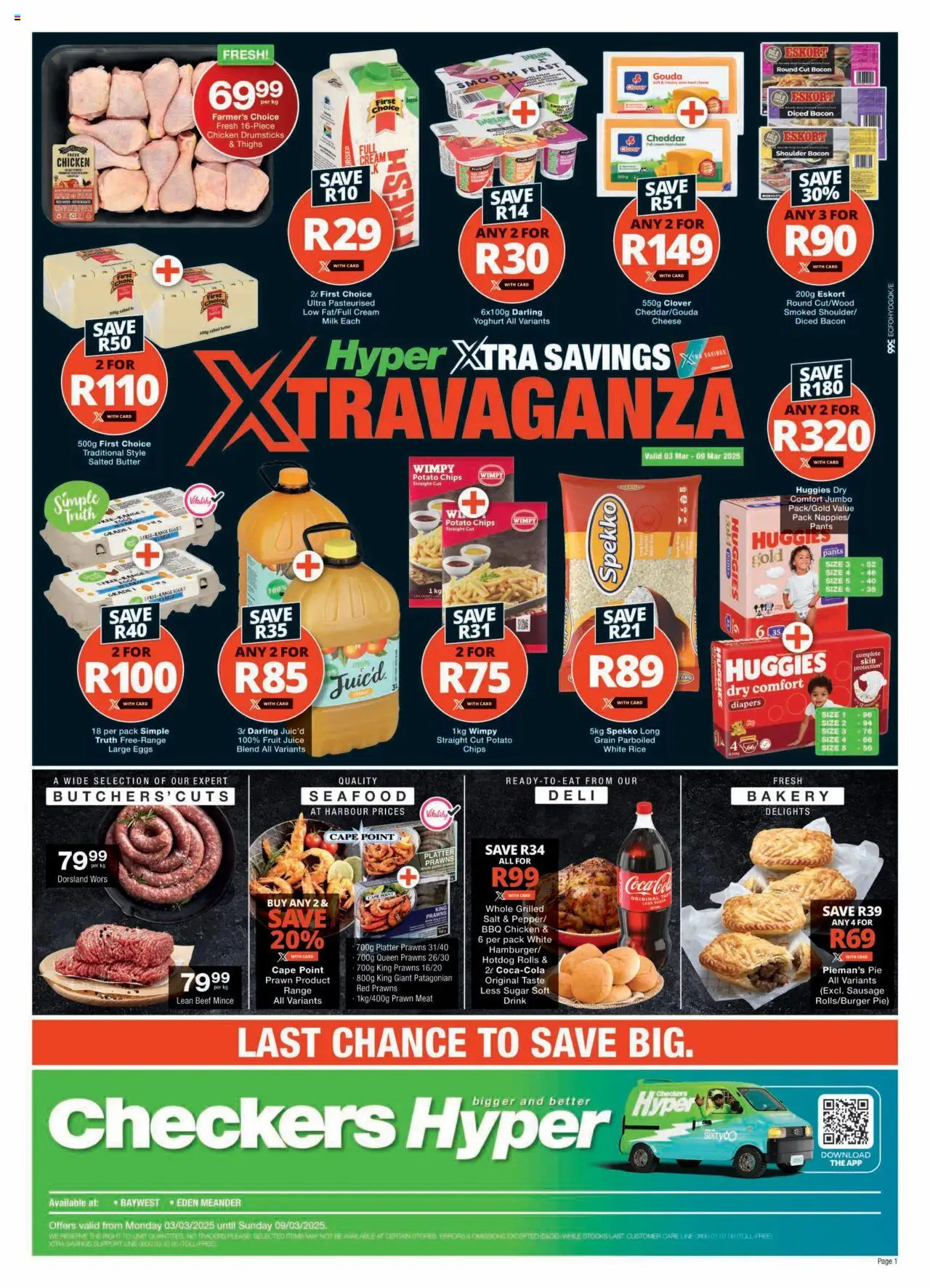 Checkers Eastern Cape - Hyper Xtra Savings Xtravaganza Promotion (03/03 ...