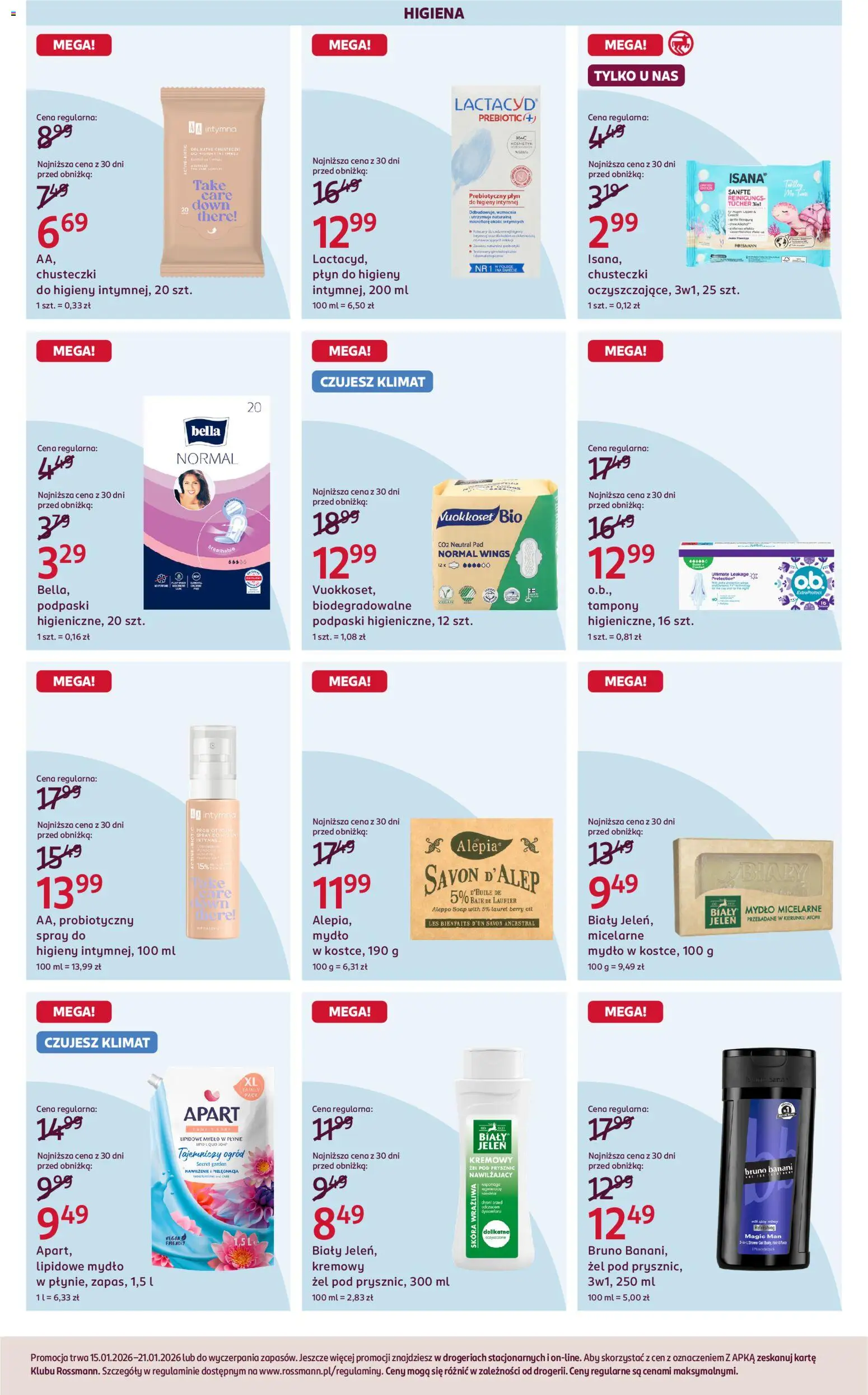 Rossmann gazetka od 15.01.2026 - Nowa gazetka promocyjna