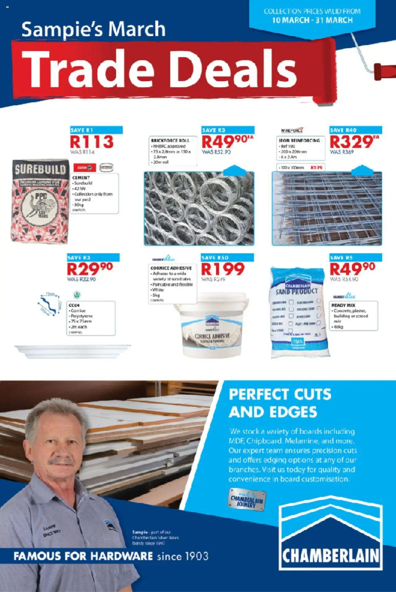 Chamberlain specials March 2025 » online catalogue