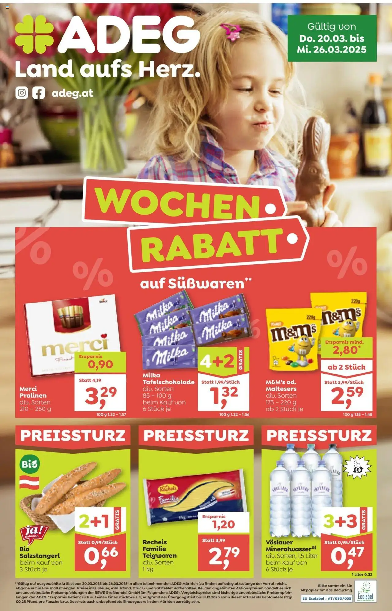 ADEG Flugblatt (20.03.2025) || Aktuelle Angebote