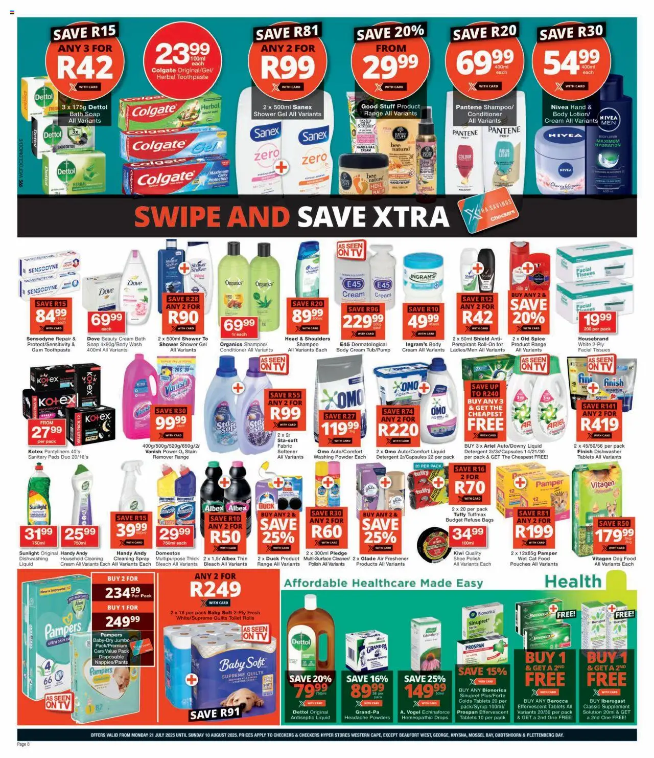 Checkers Western Cape - July Month-End Promotion (21/07/2025 - 10/08 ...