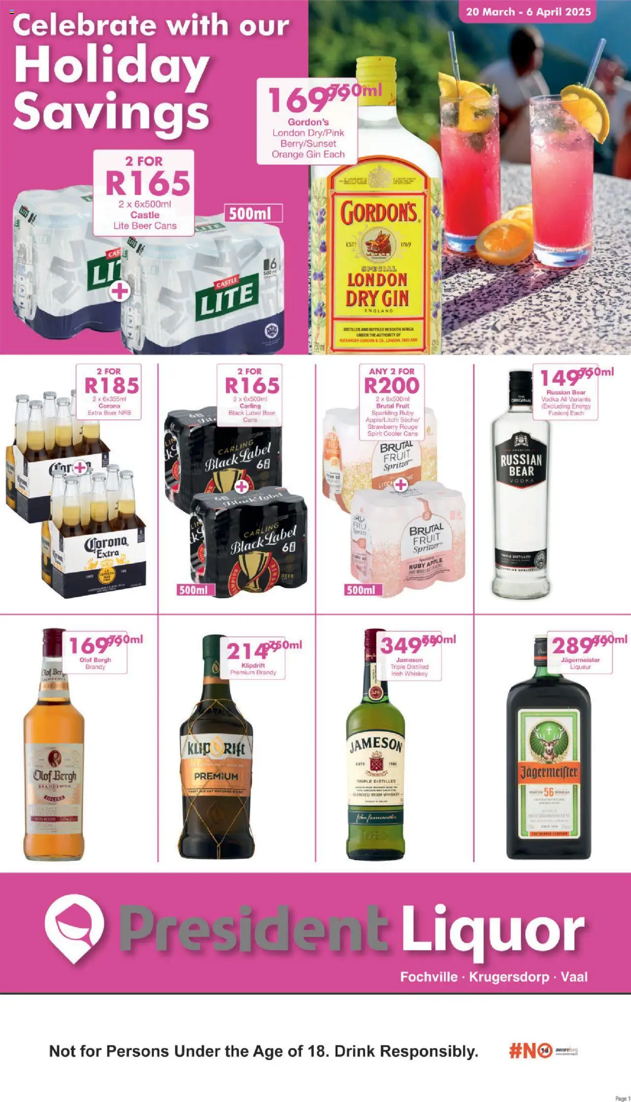 President Hyper Liquor Specials (20/03/2025 - 06/04/2025) Online