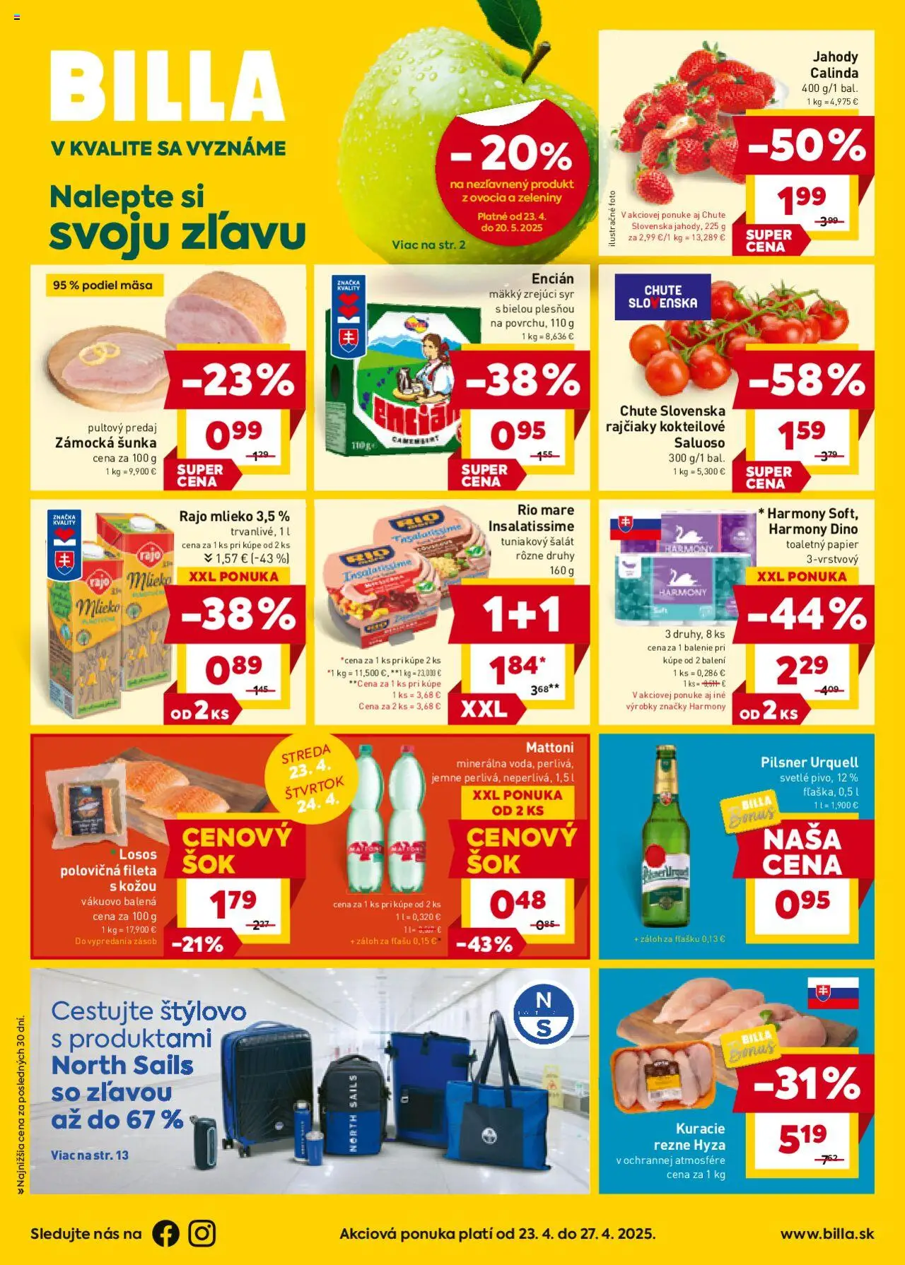 Billa leták (od 23.04.2025) prelistovať nový online