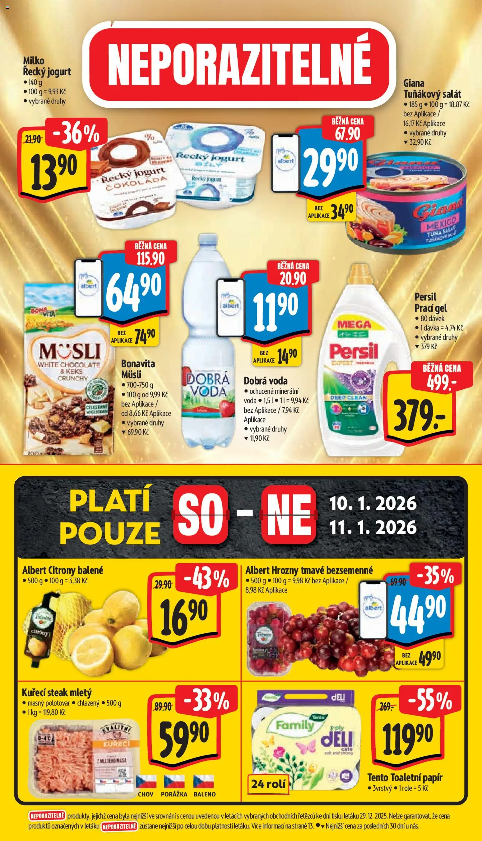 Albert leták - Supermarket (07.01.2026) || Akční leták