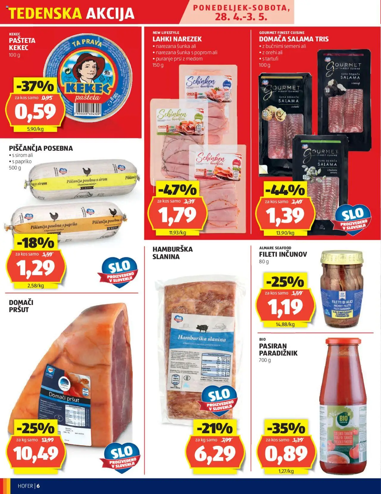 Sunka Hofer Razprodaje, ponudbe in cene