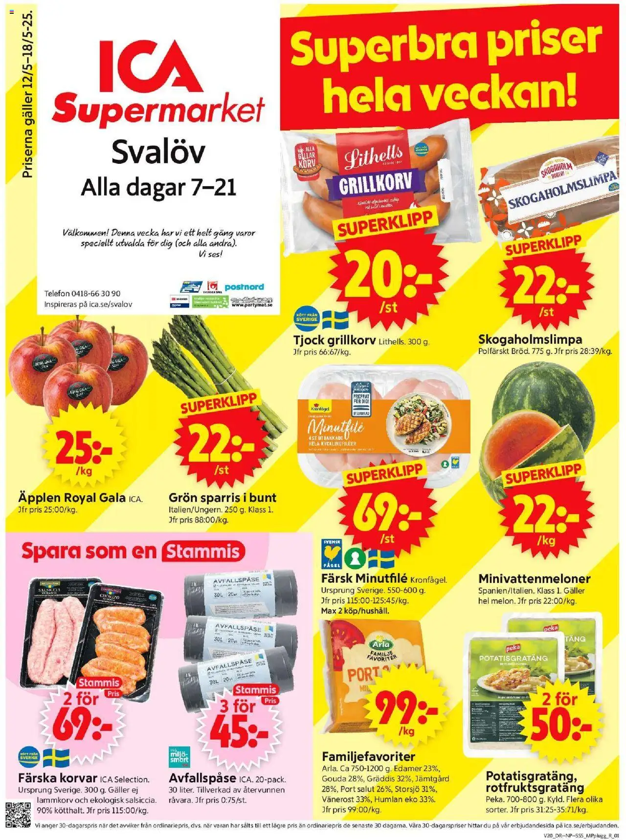 ICA Supermarket - Svalöv från 12/05/2025 > reklamblad