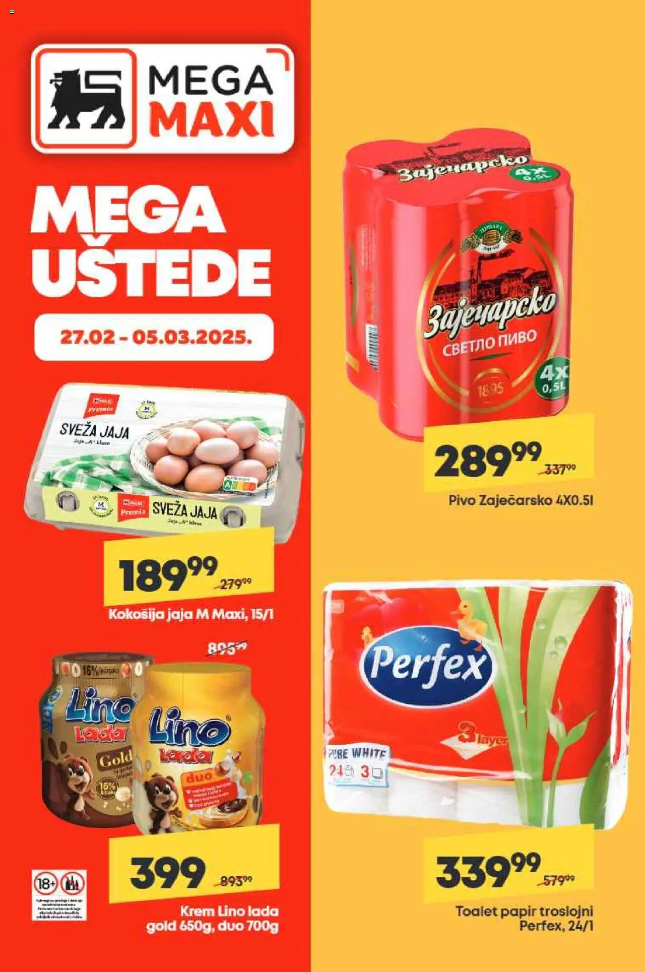 Mega Maxi katalog od 27.02.2025 - nova ponuda onlajn