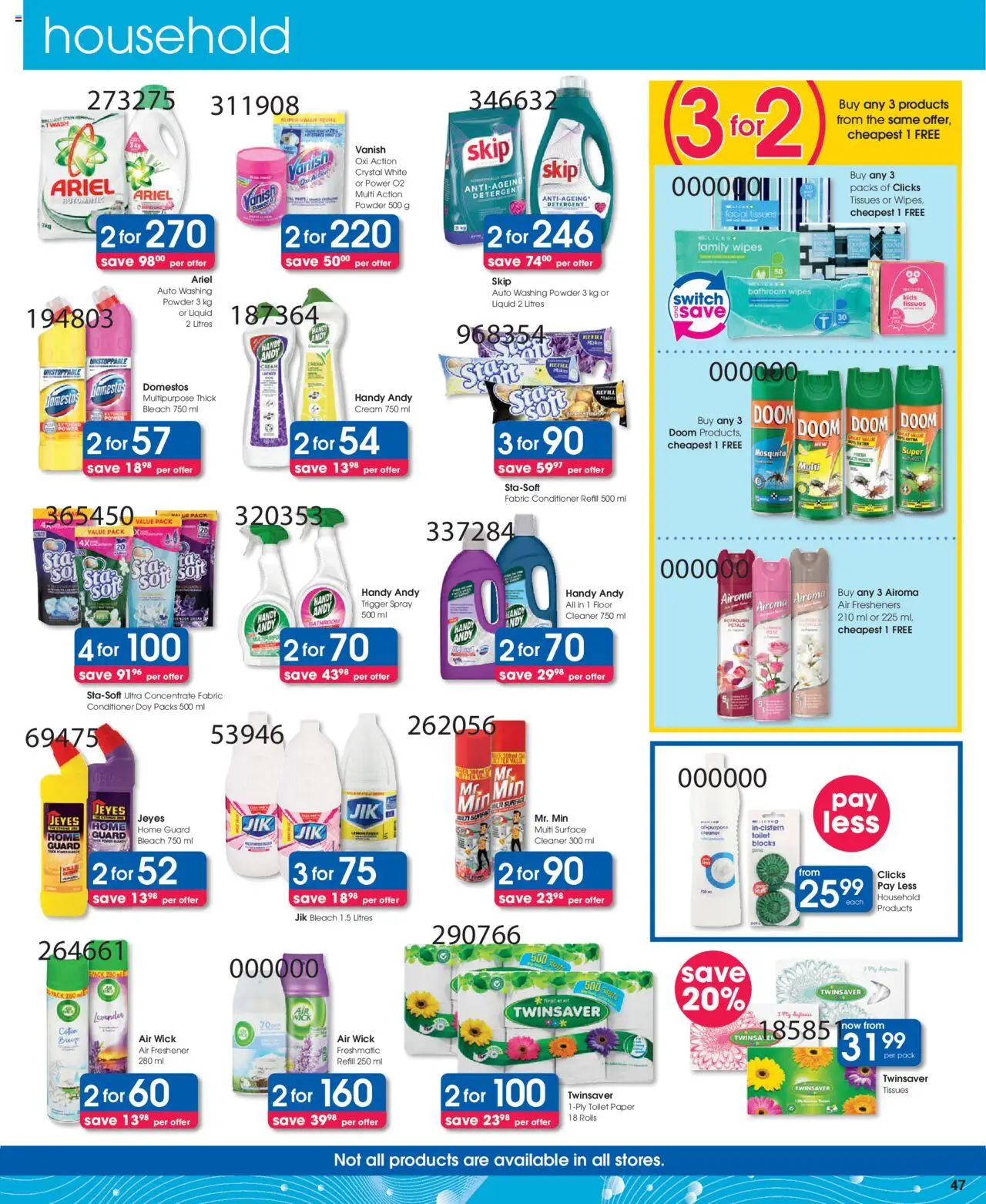 Clicks Specials (19/06/2025 - 07/07/2025) Online