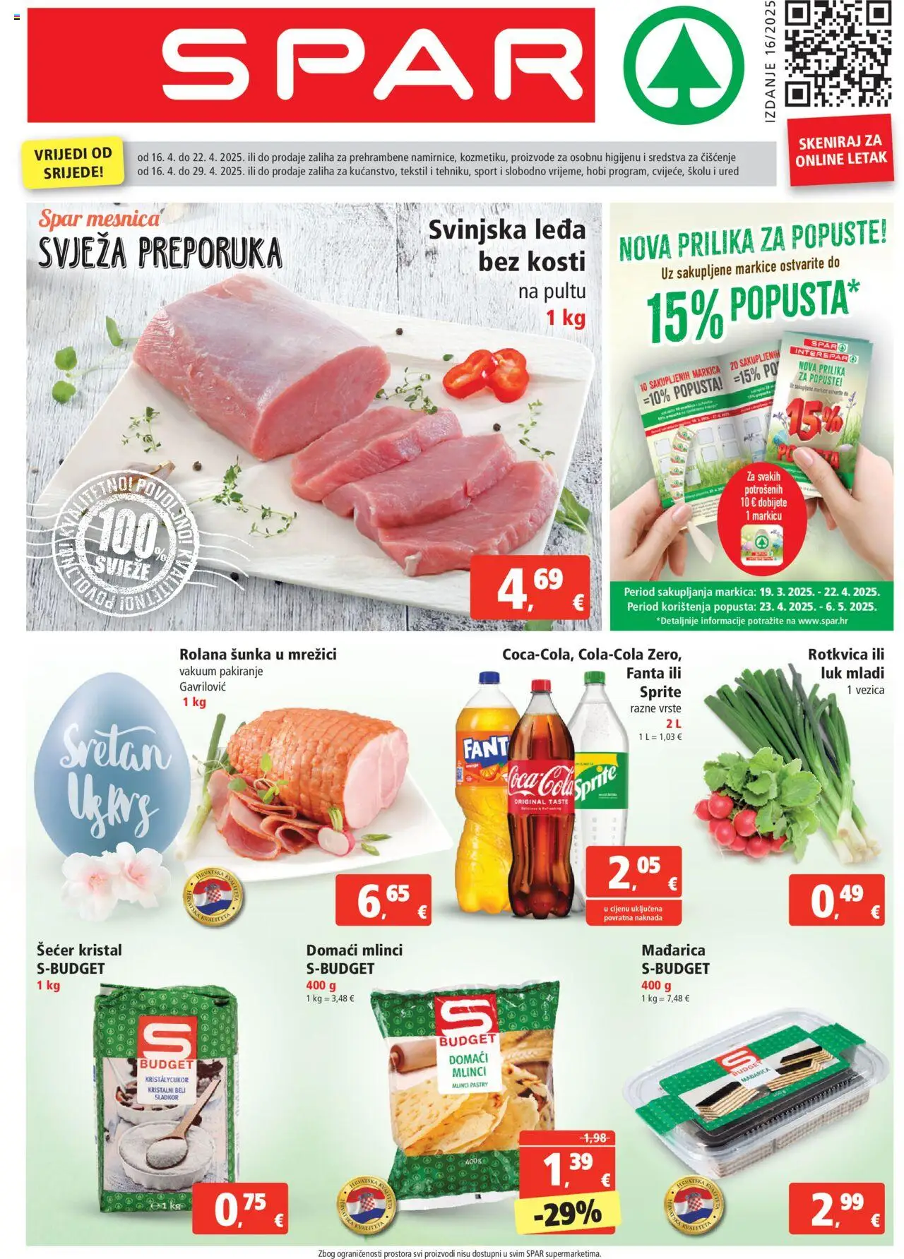 SPAR katalog od 16.04.2025 >> Novi Letak Trenutna Akcija