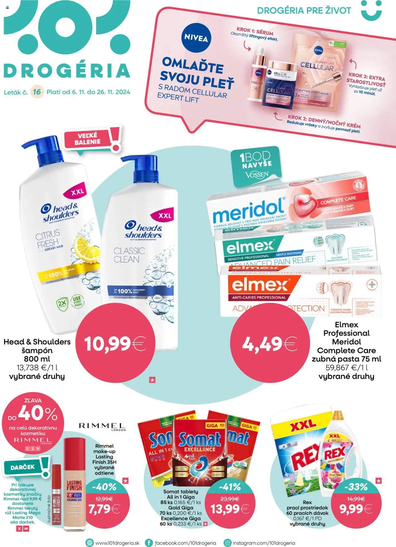101 Drogerie leták od 13.11.2024 | Aktuálny a budúci | Eshop