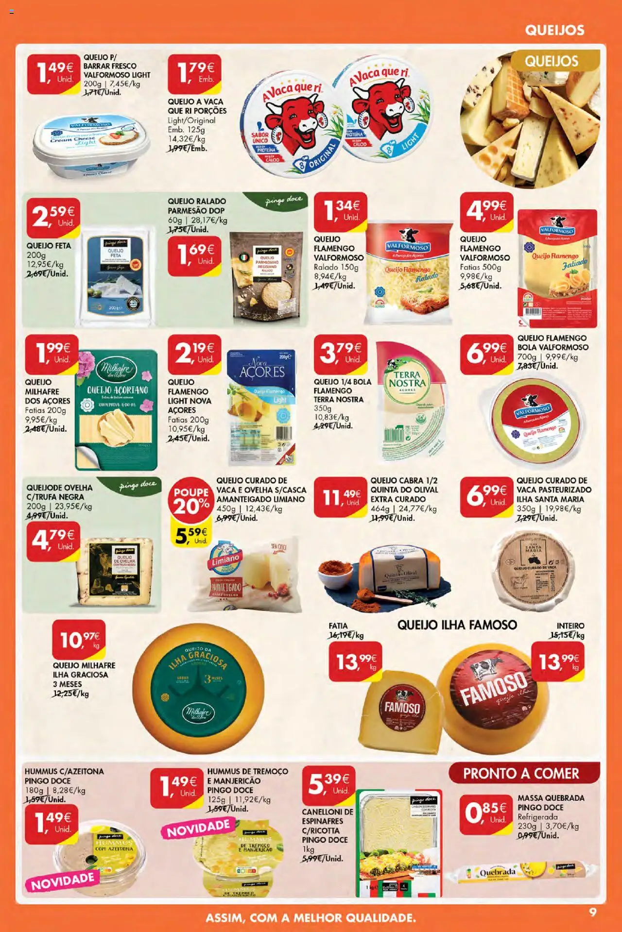 Pingo Doce Queijo feta Promoções - Compare descontos