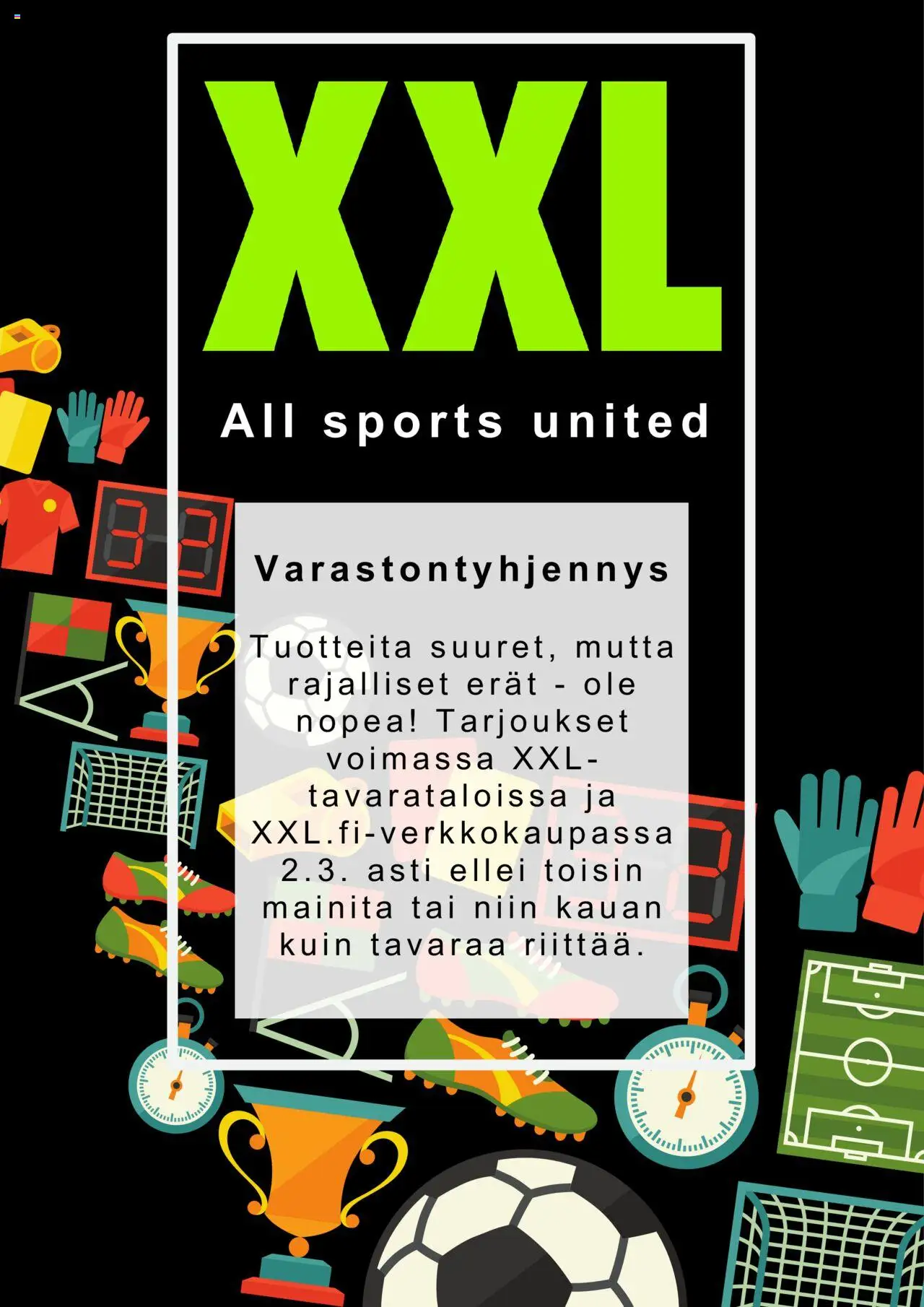 XXL Kuopio tarjoukset Maaliskuu 2025 || Tarjouslehti