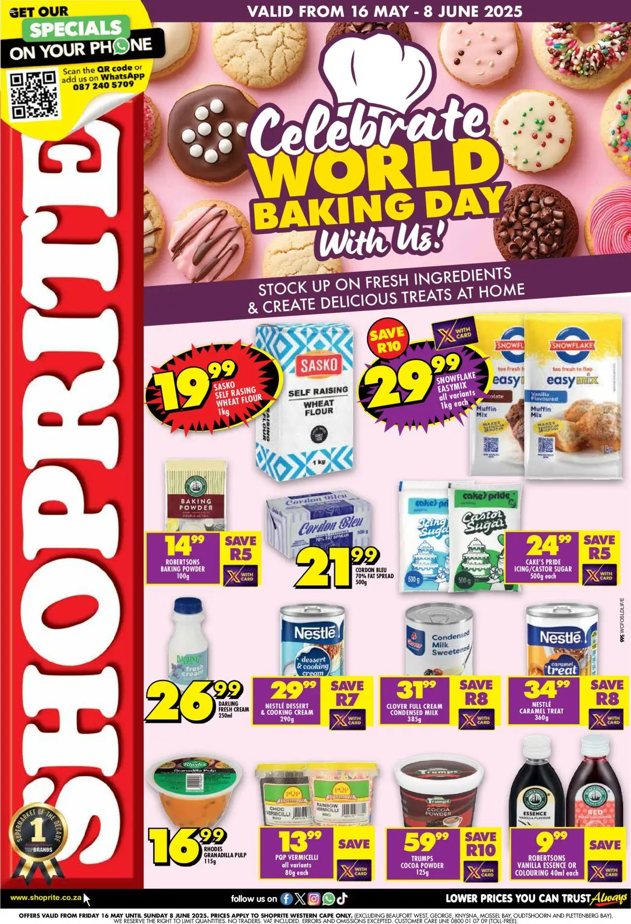 Shoprite Western Cape - World Baking Day Savings (16/05/2025 - 18/05 ...