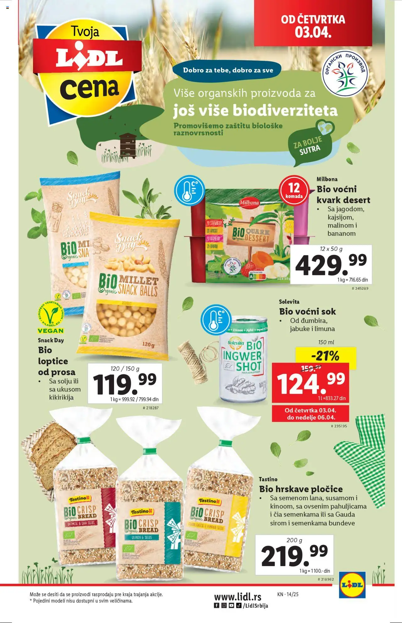 Lidl Quinoa - najbolje akcijske cene