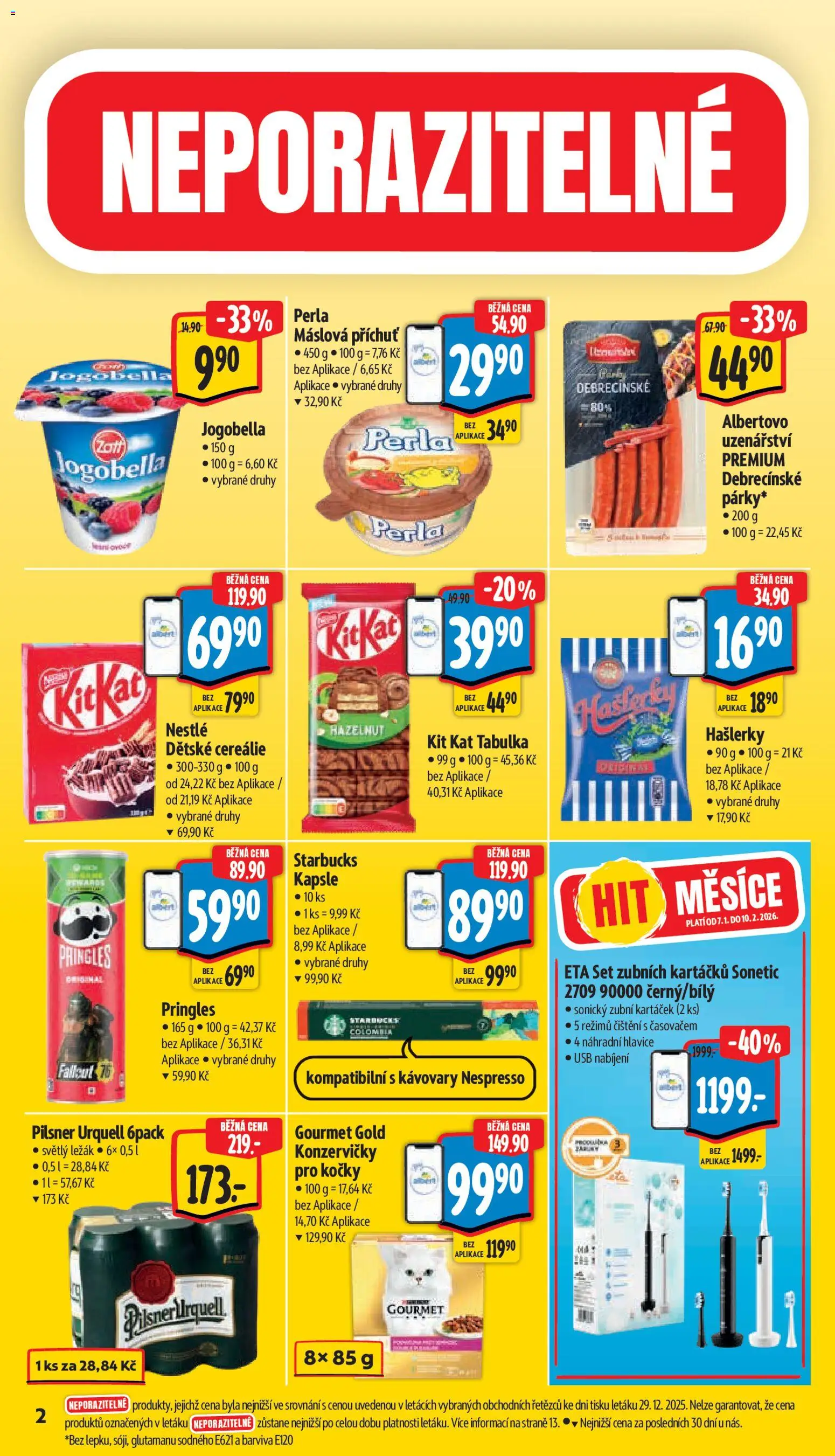 Albert leták - Supermarket (07.01.2026) || Akční leták