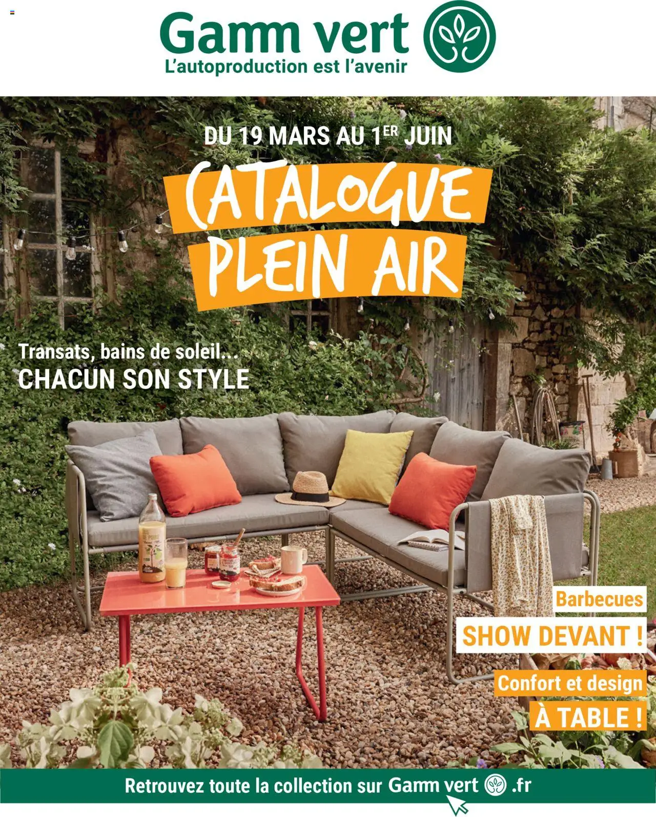 Gamm vert catalogue Plein Air à partir du 19/03/2025 - promo en ligne